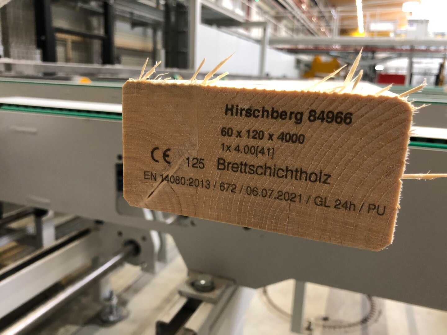 Marking for the wood industry