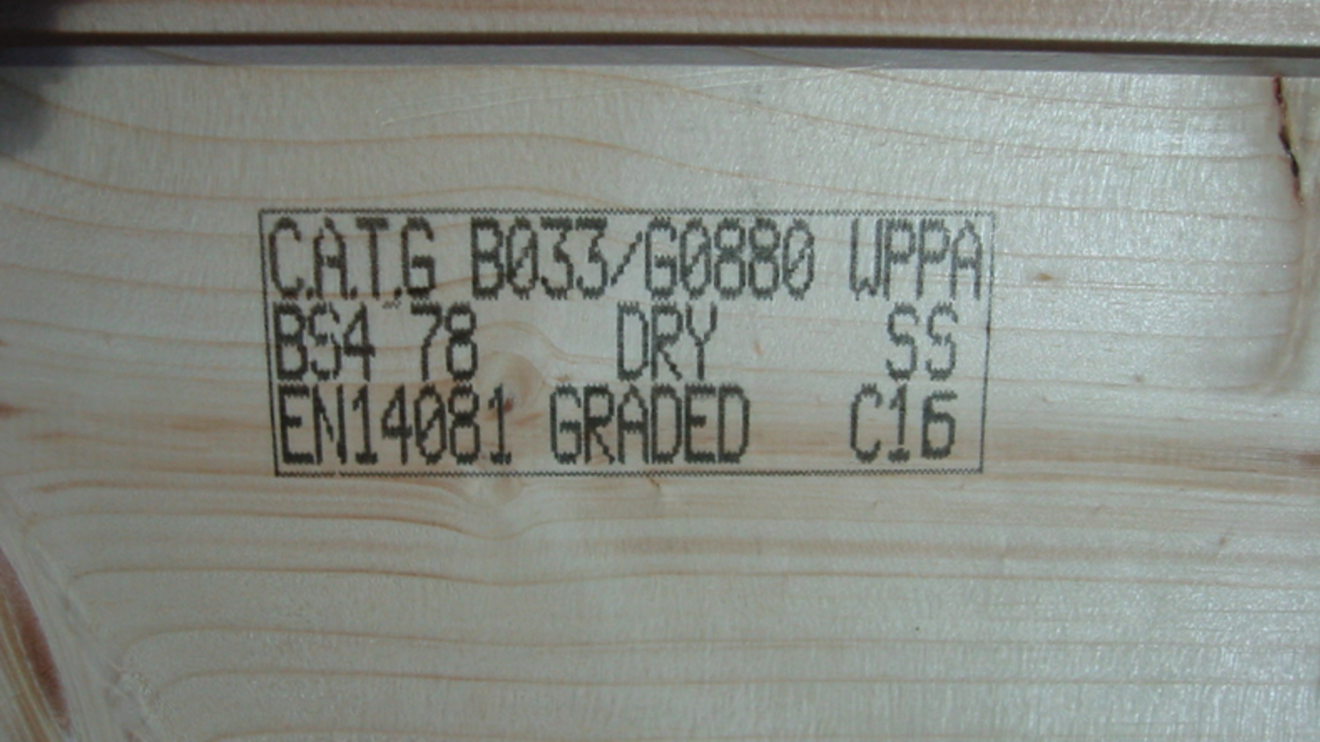 Marking for the wood industry