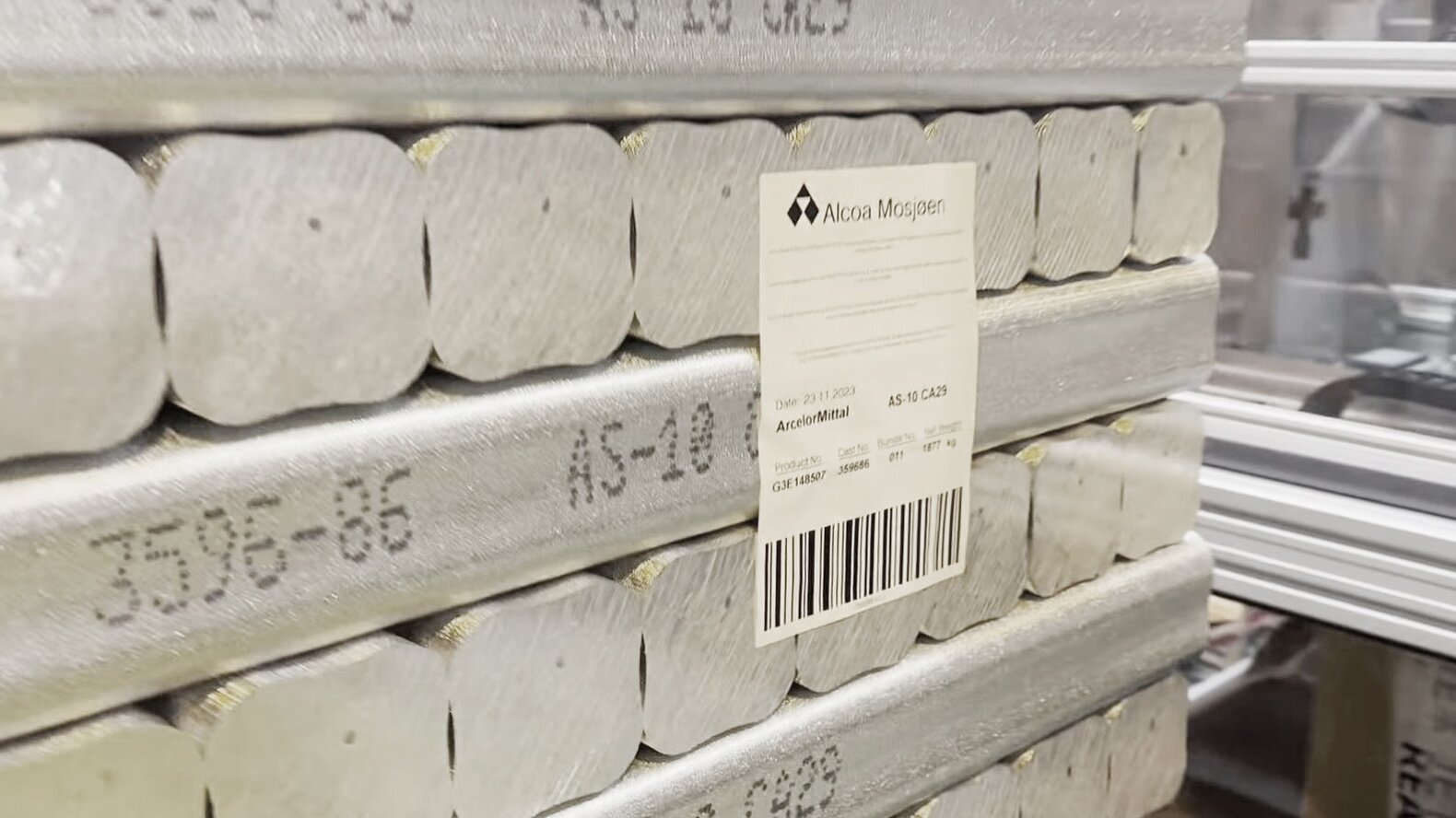 Traceable marking of aluminum