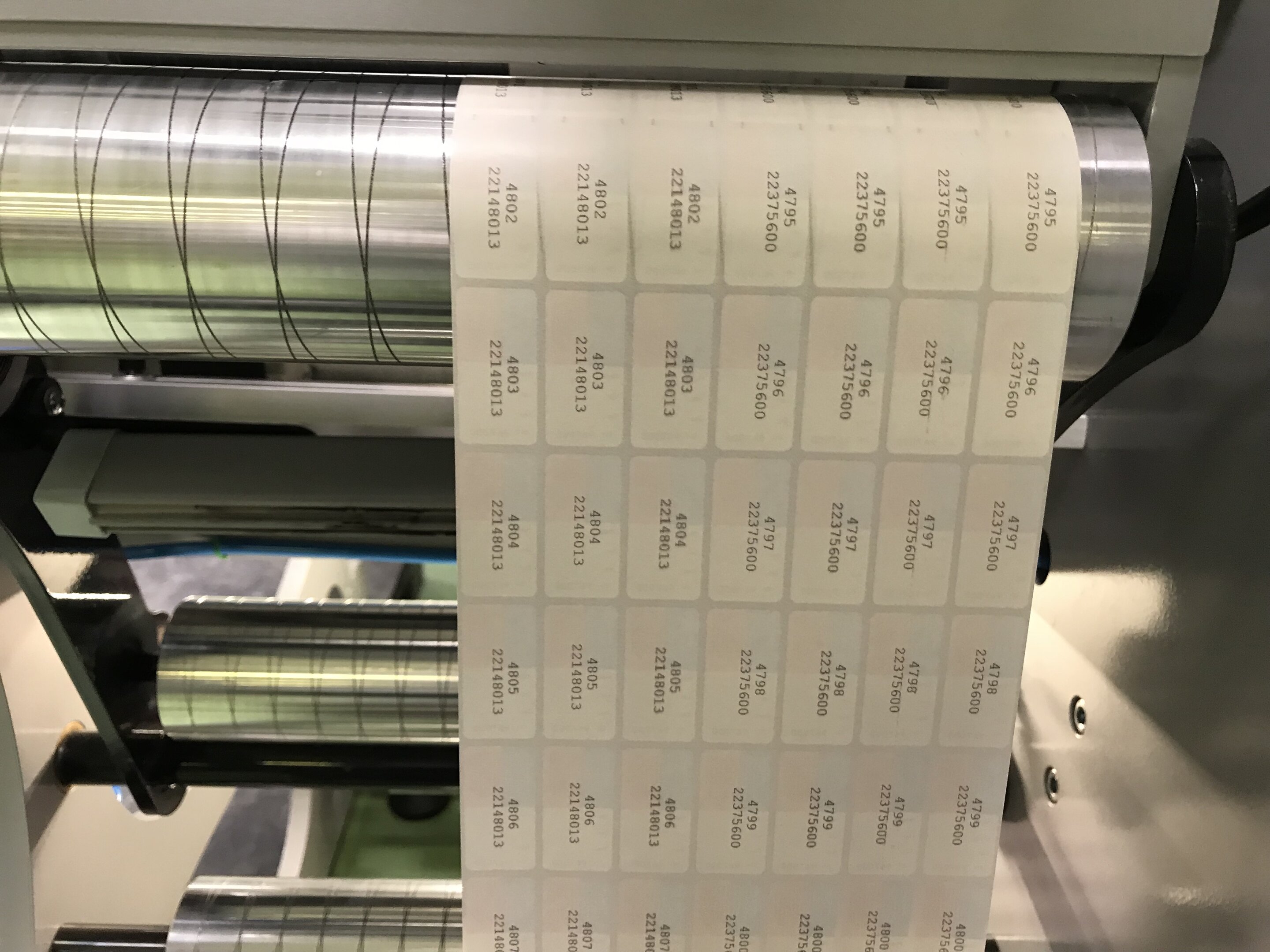 Digital inline print