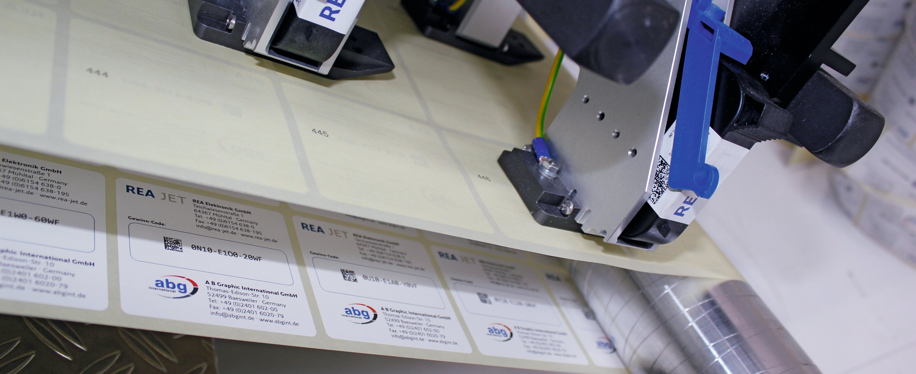 Digital inline print