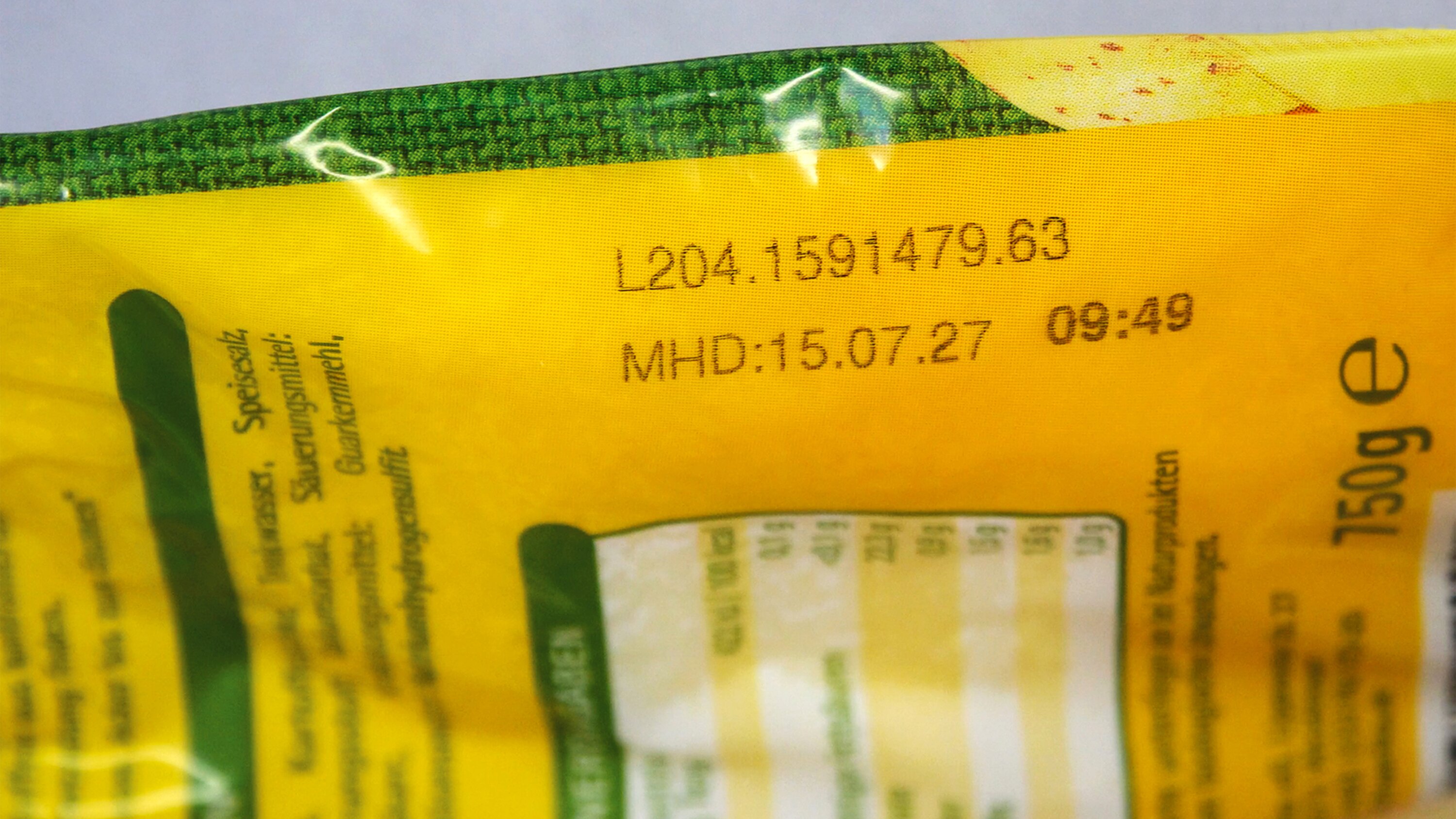 Marking food packaging