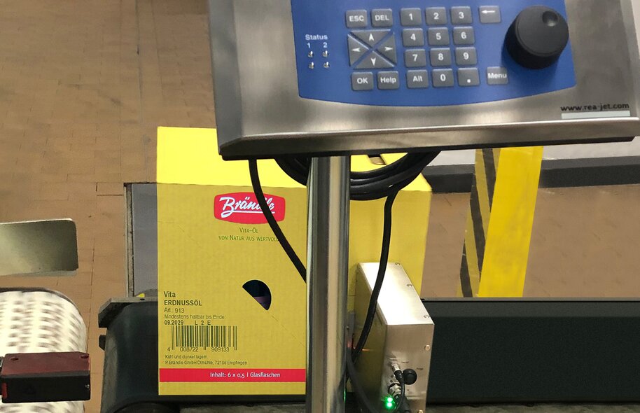 Marking food packaging