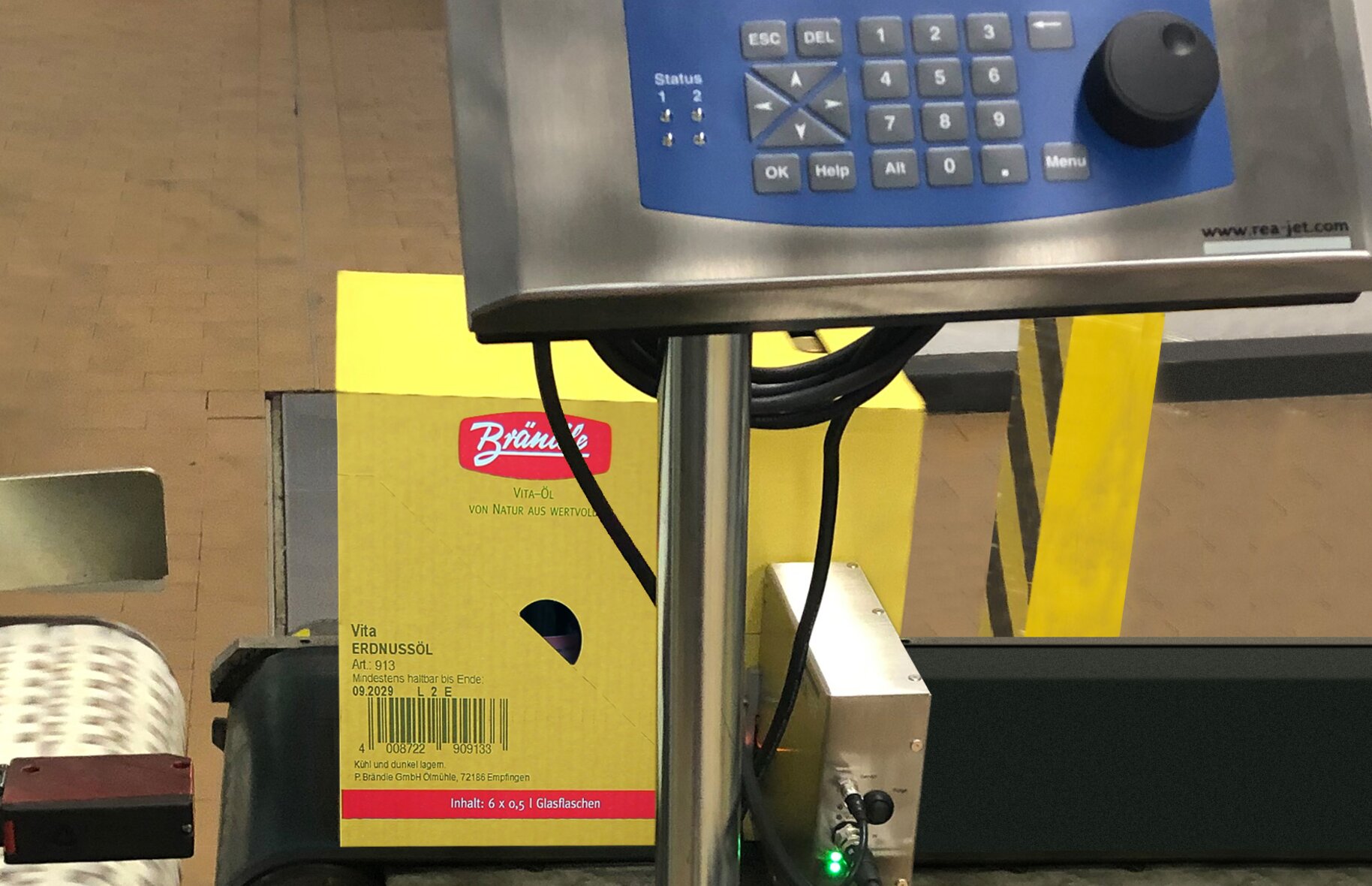 Marking food packaging