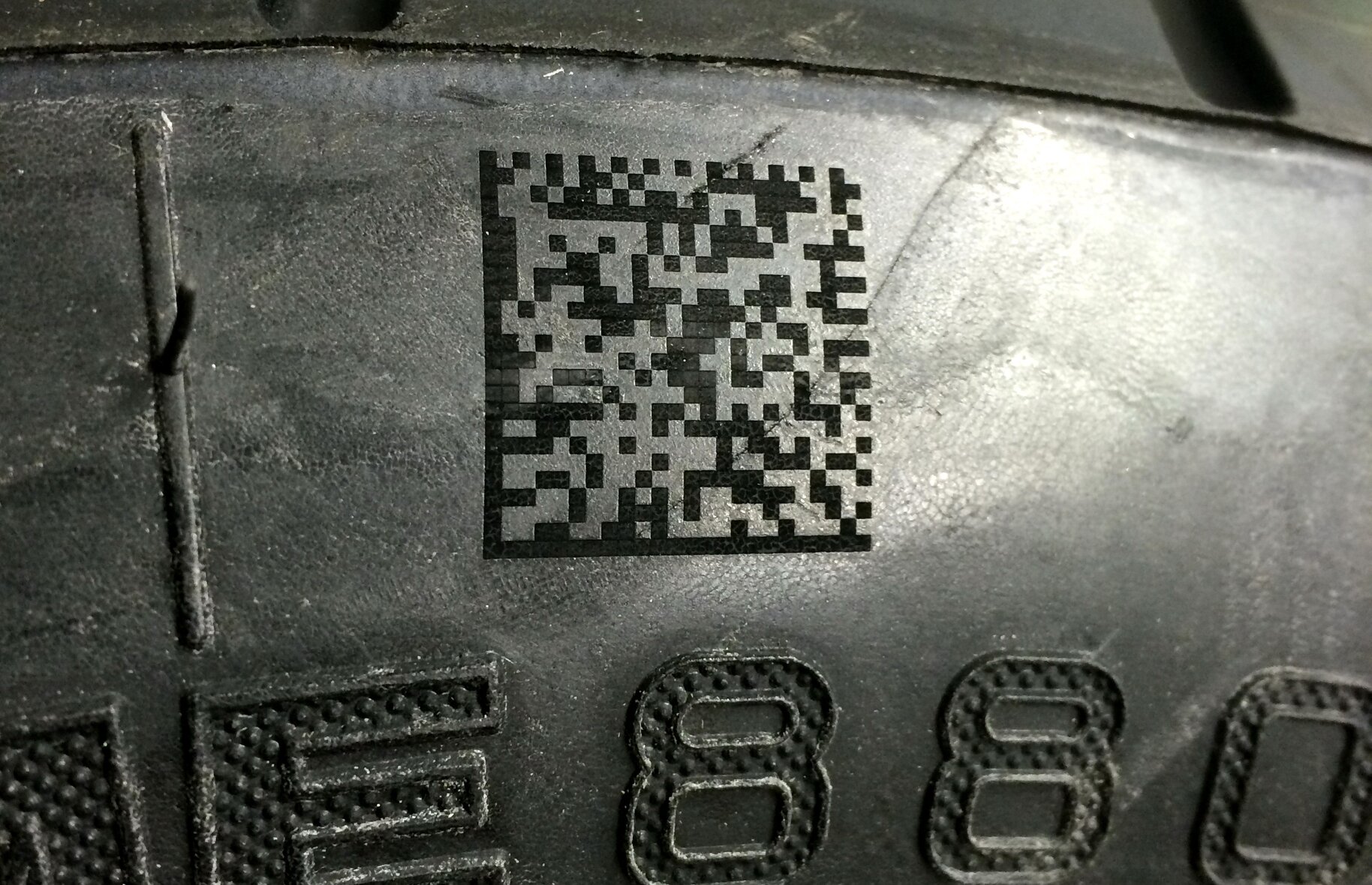 Laser marking for tires