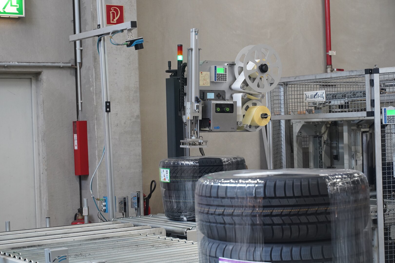Labeling tires and tire components