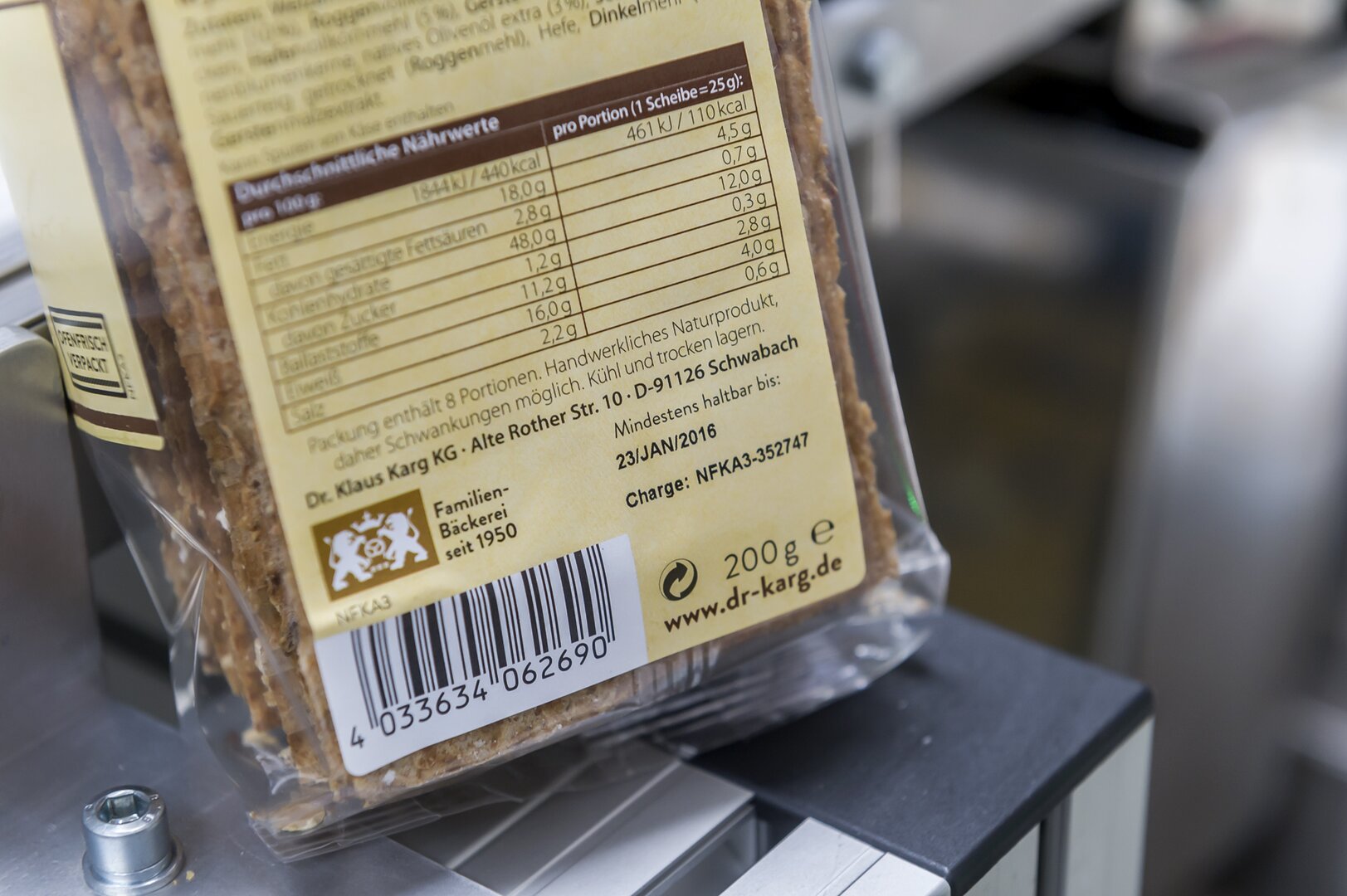 Verify code quality on film packaging