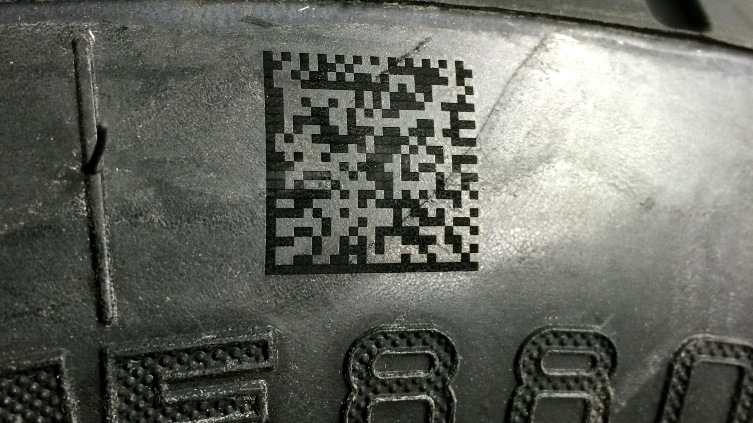 Safely marking, labeling and verifying rubber products