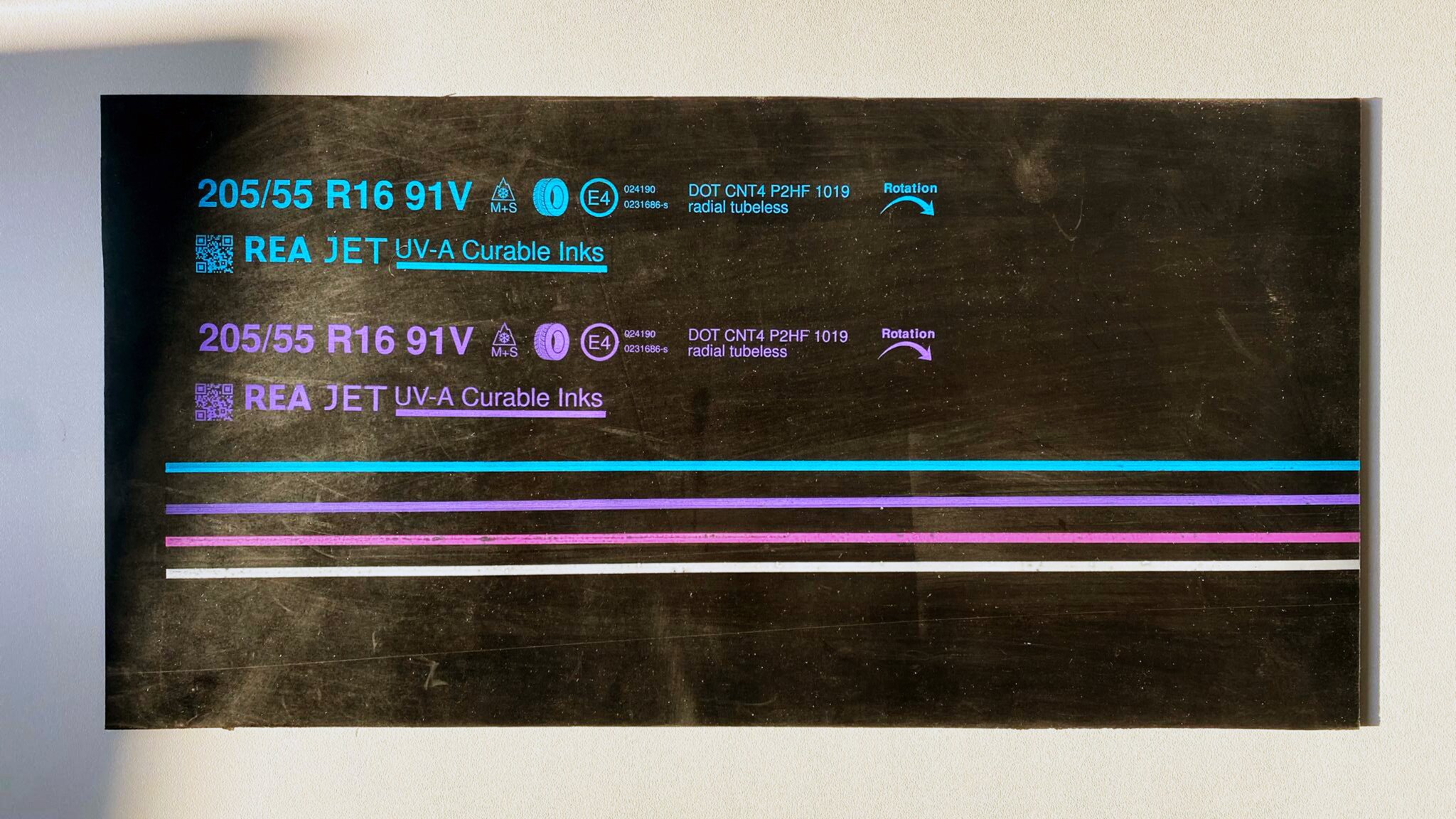 Verify code quality on rubber products
