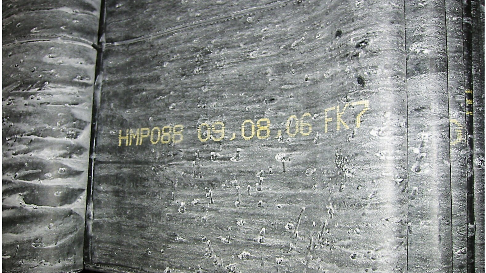 Safely marking, labeling and verifying rubber products