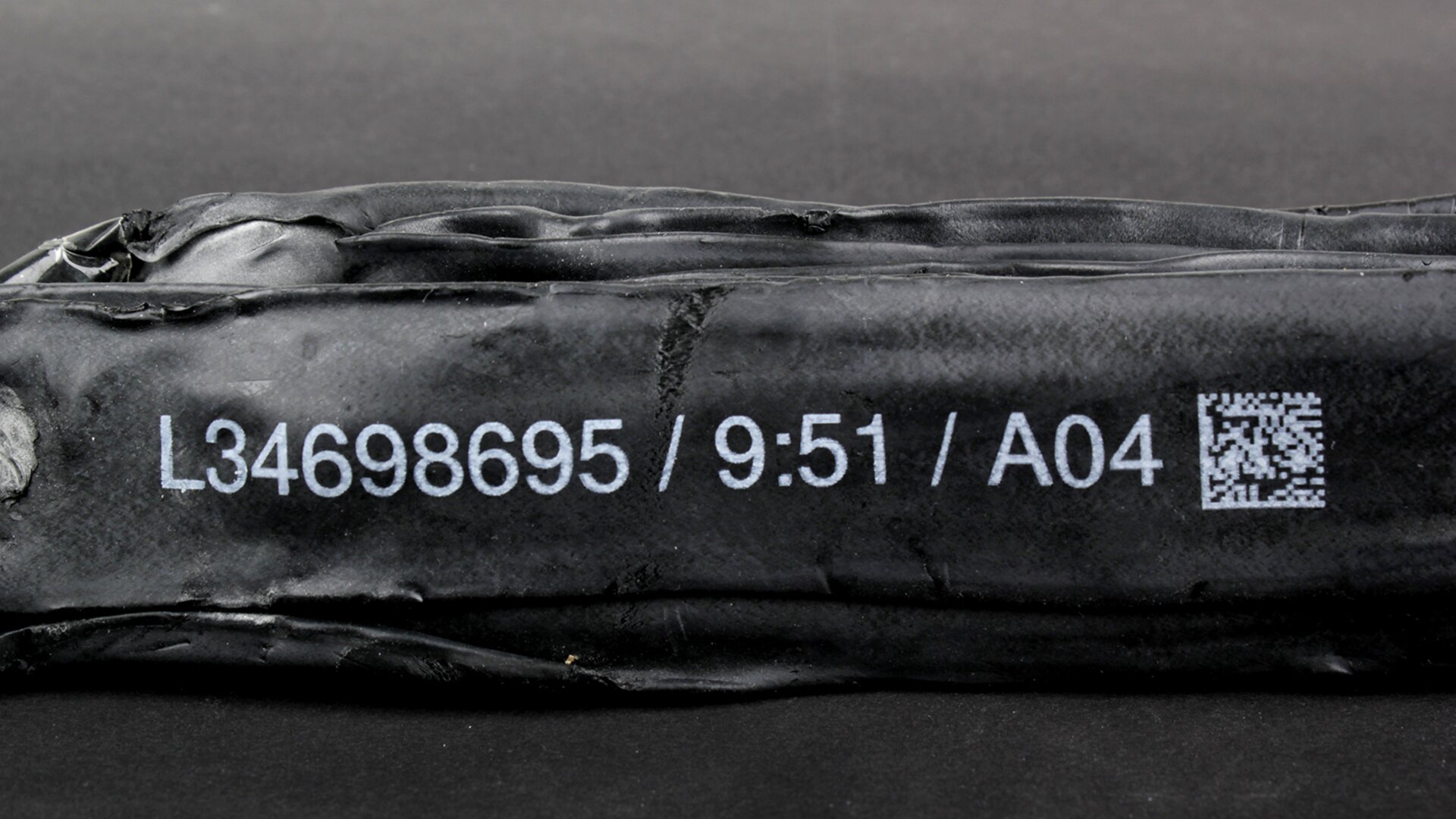 Safely marking, labeling and verifying rubber products
