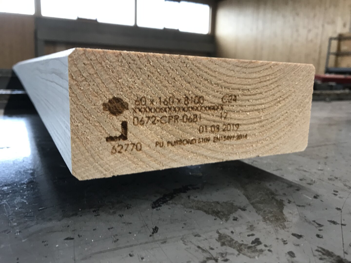 Safely marking, labeling and verifying wooden products