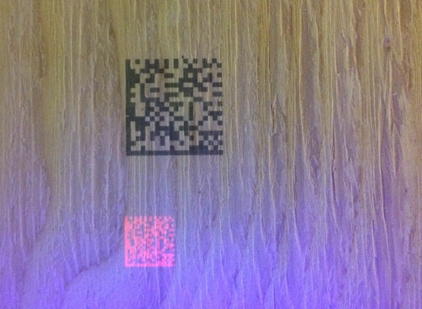 Verify code quality on wooden surfaces