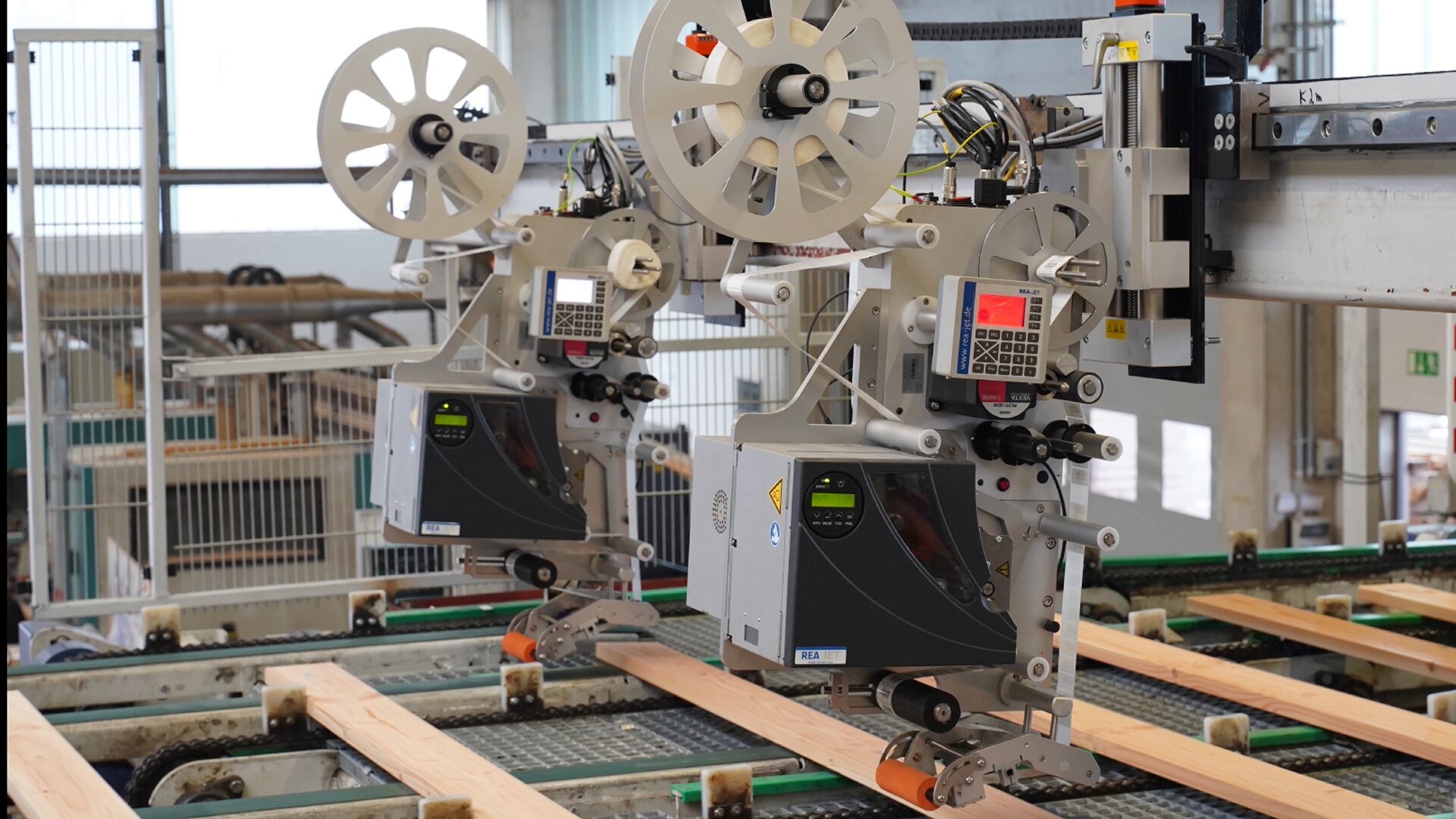 Safely marking, labeling and verifying wooden products