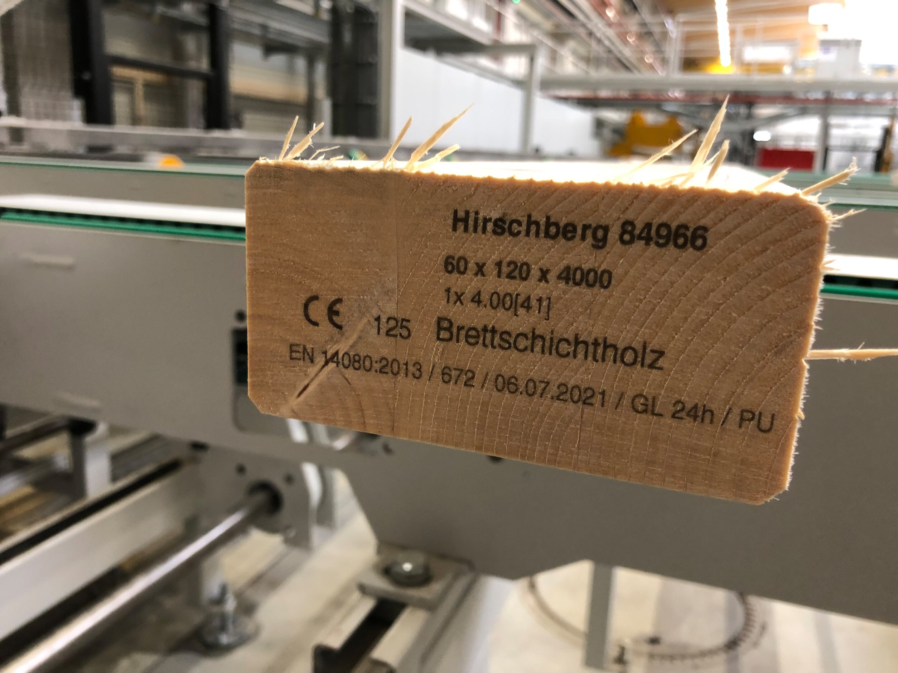 Permanent marking of wood and wood products