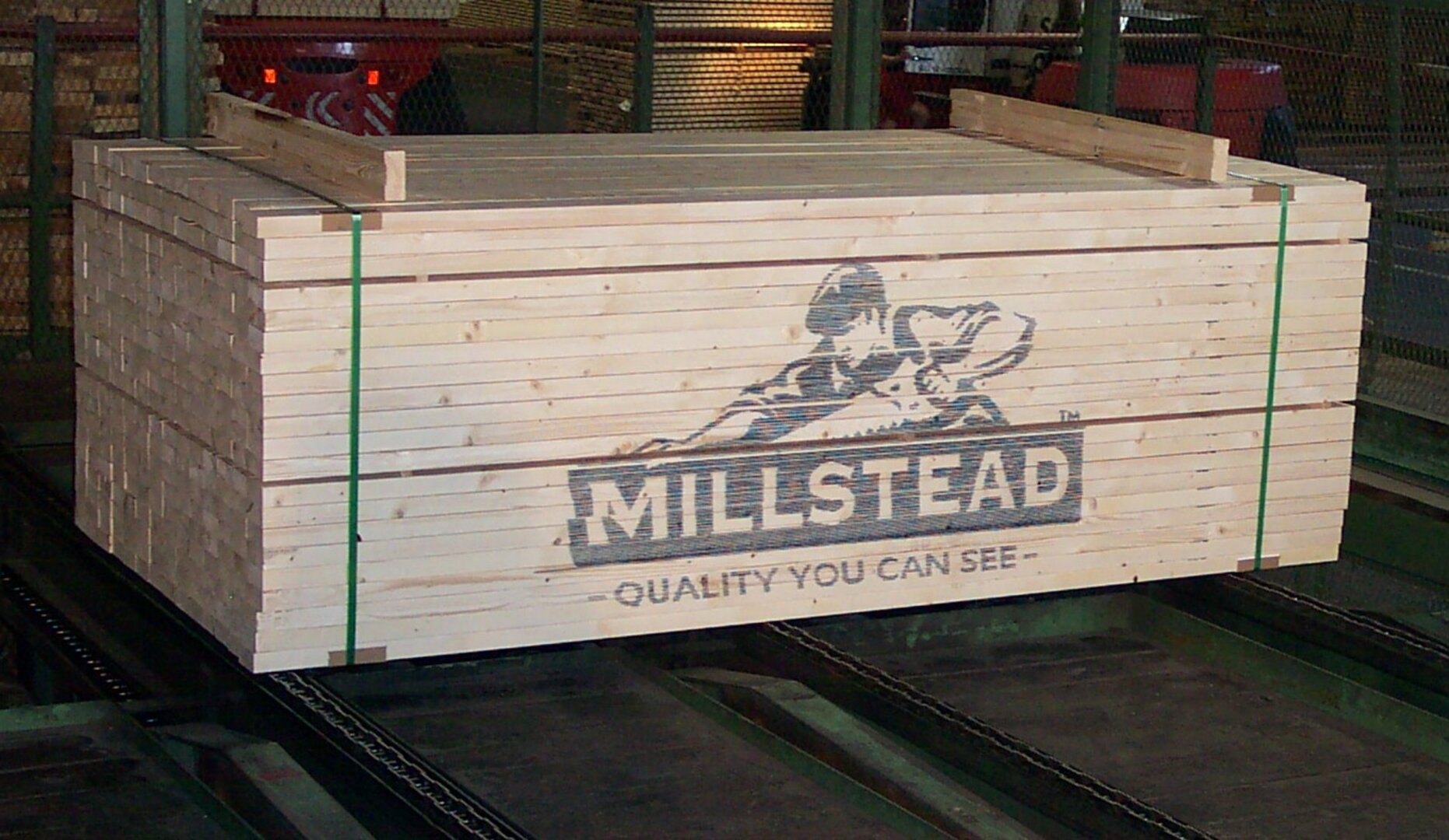 Permanent marking of wood and wood products