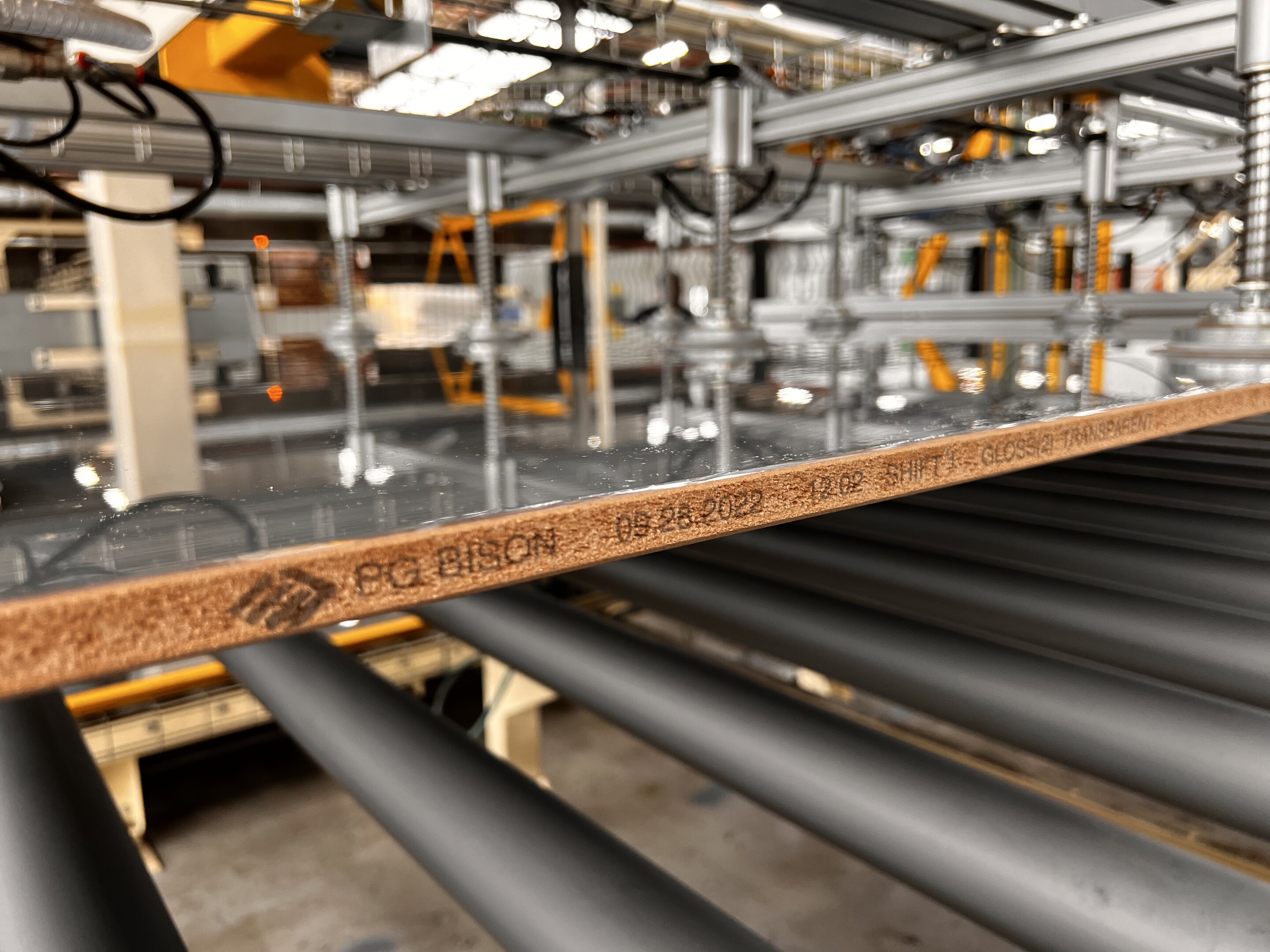 Permanent marking of wood and wood products
