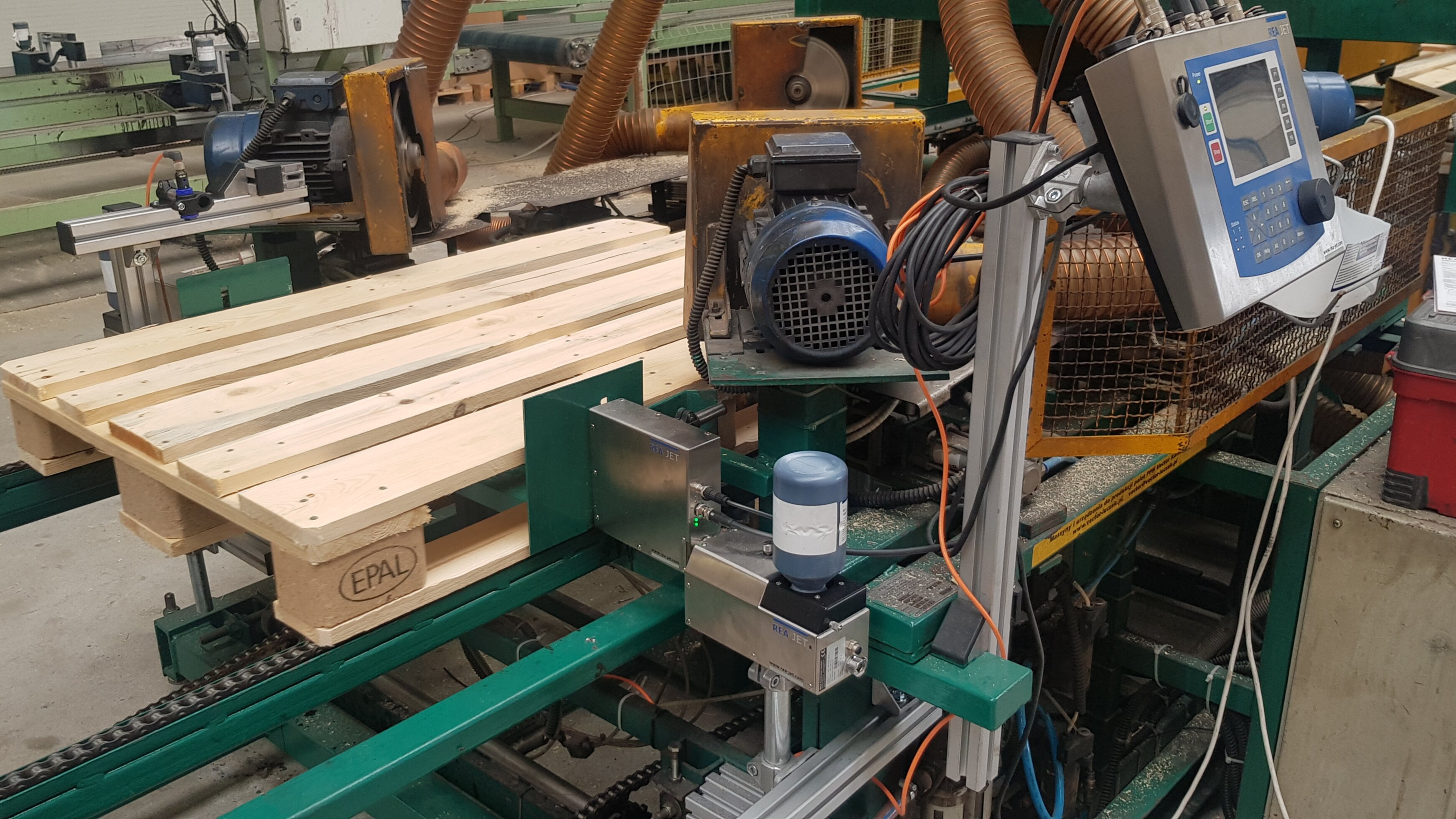 Permanent marking of wood and wood products