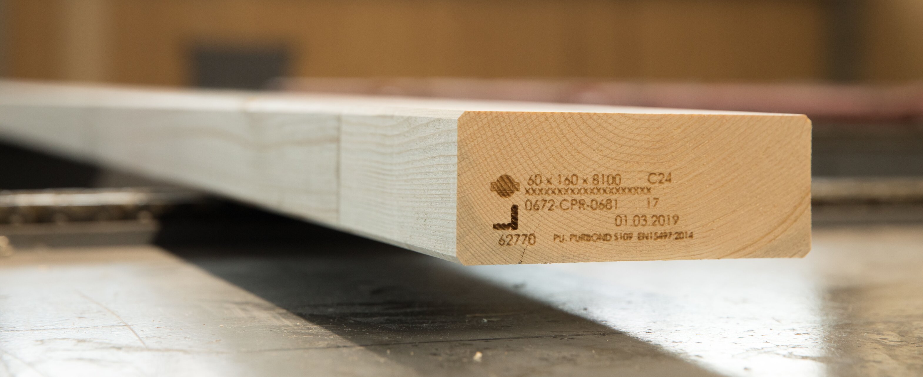 Laser marking on wood