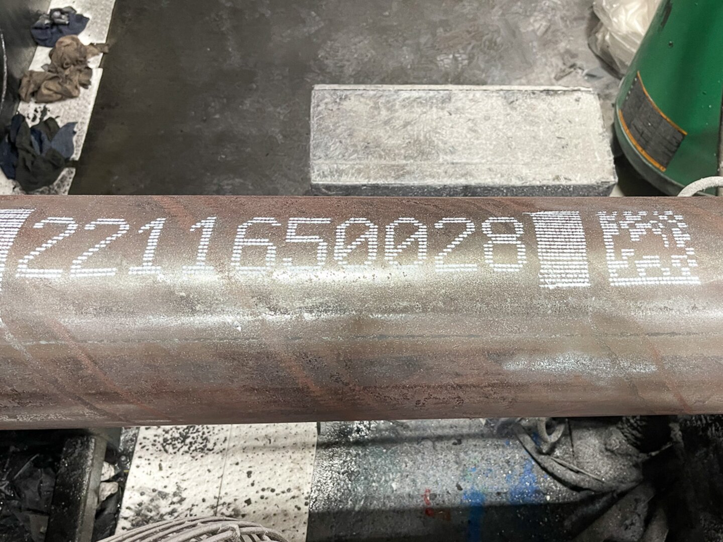 Verify code quality on metal and steel surfaces
