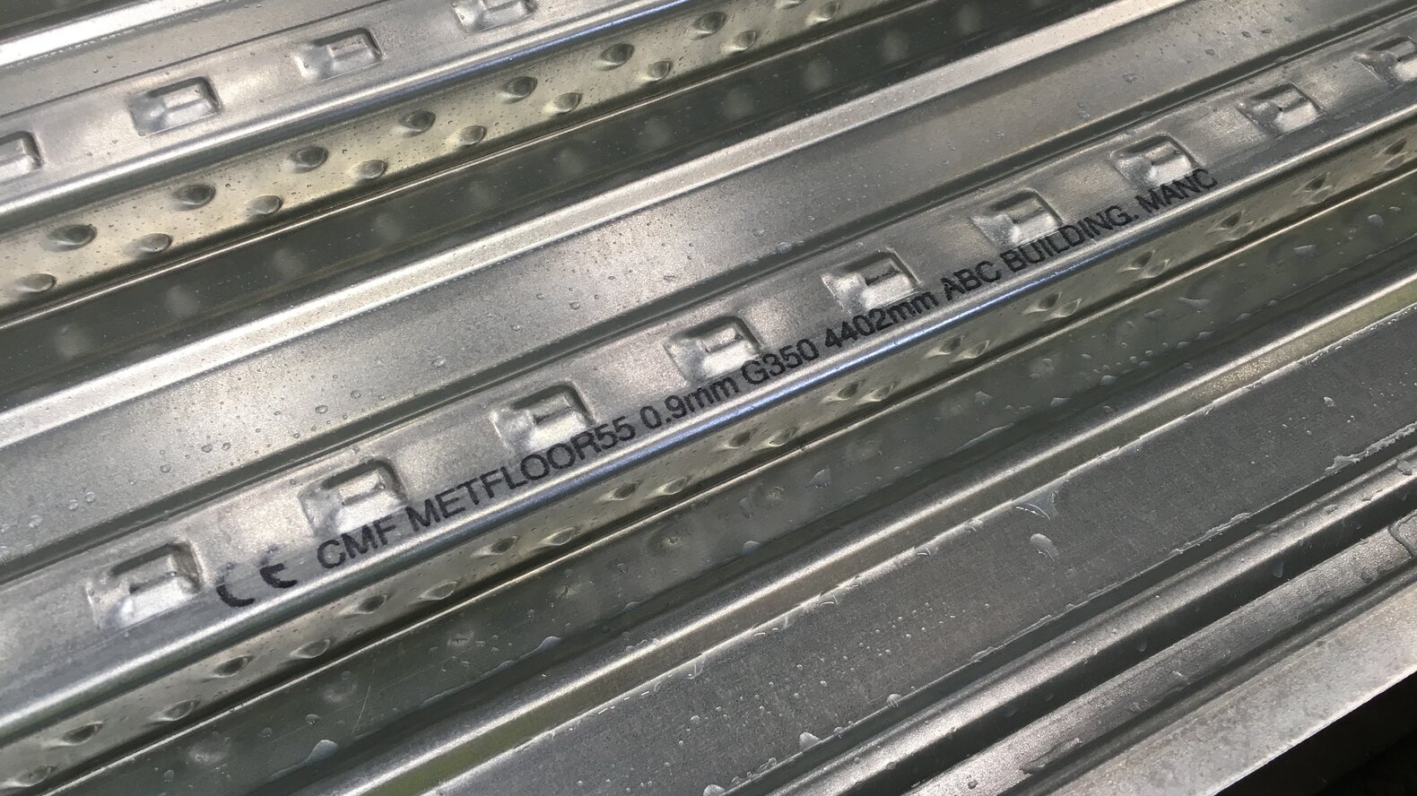 Inkjet marking of metal and steel parts