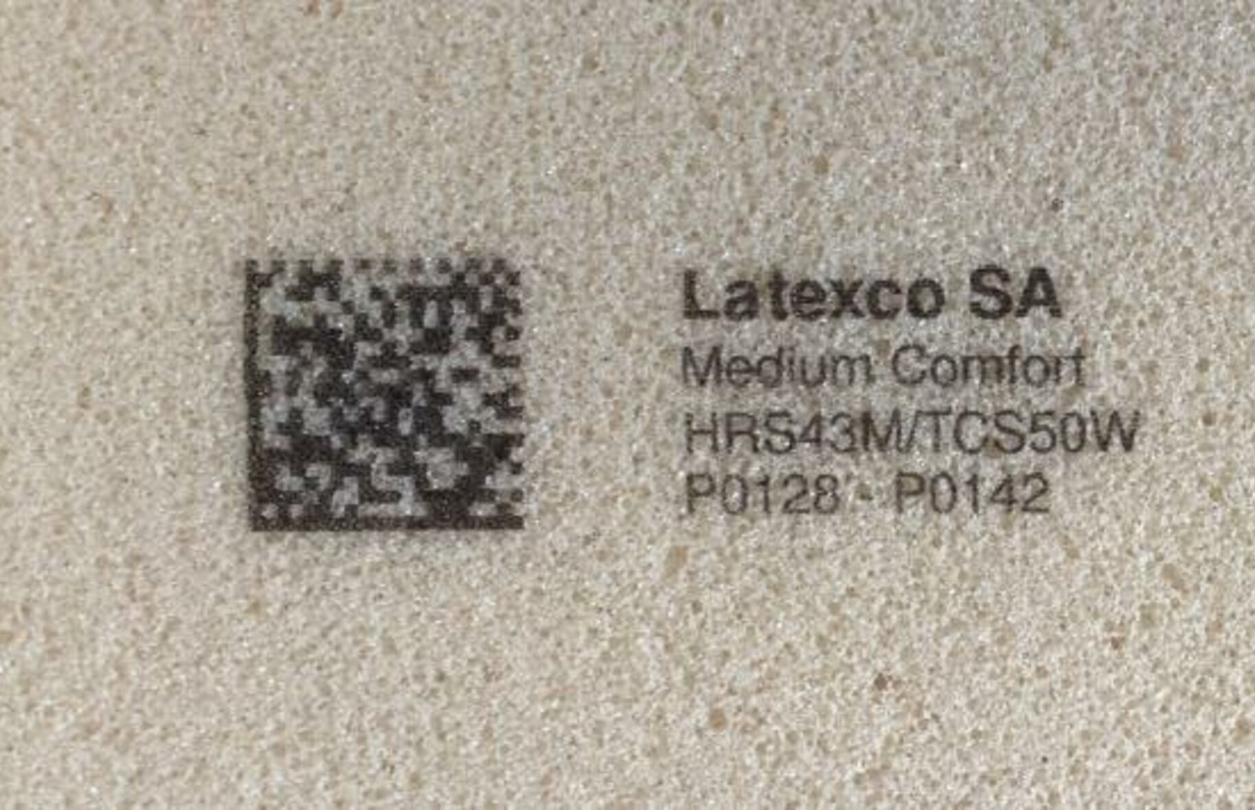 Marking and labeling foam and polystyrene