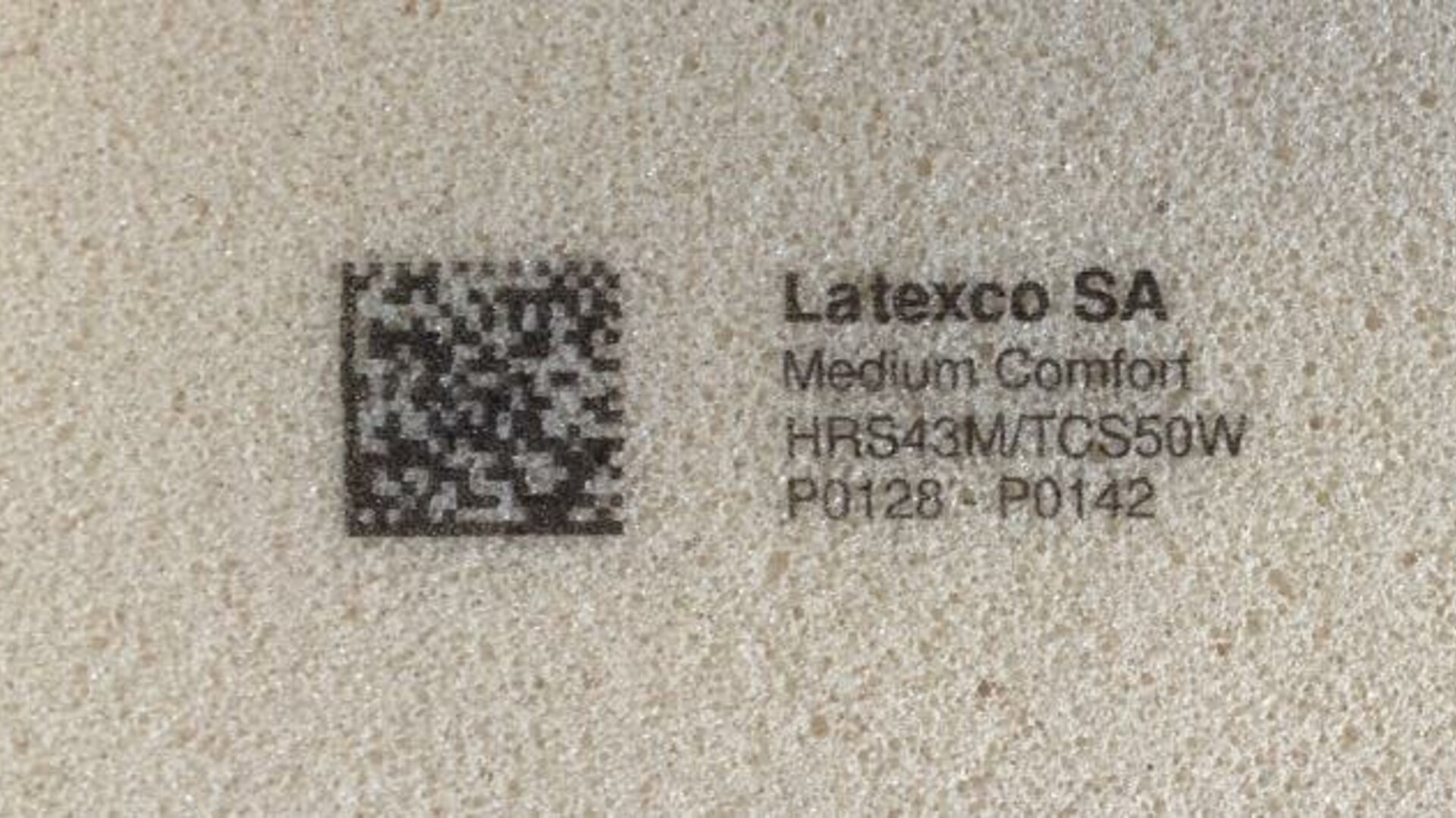 Marking and labeling foam and polystyrene