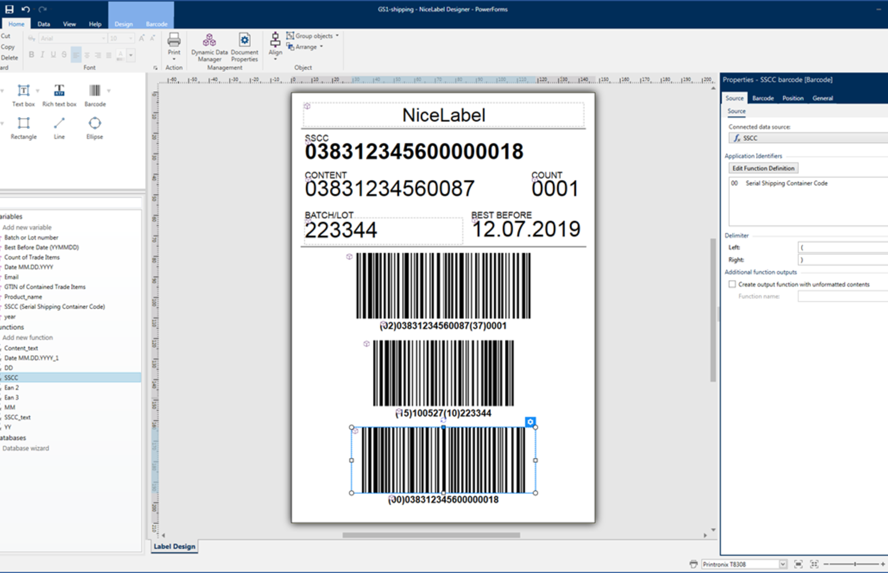 Loftware Nicelabel labeling software