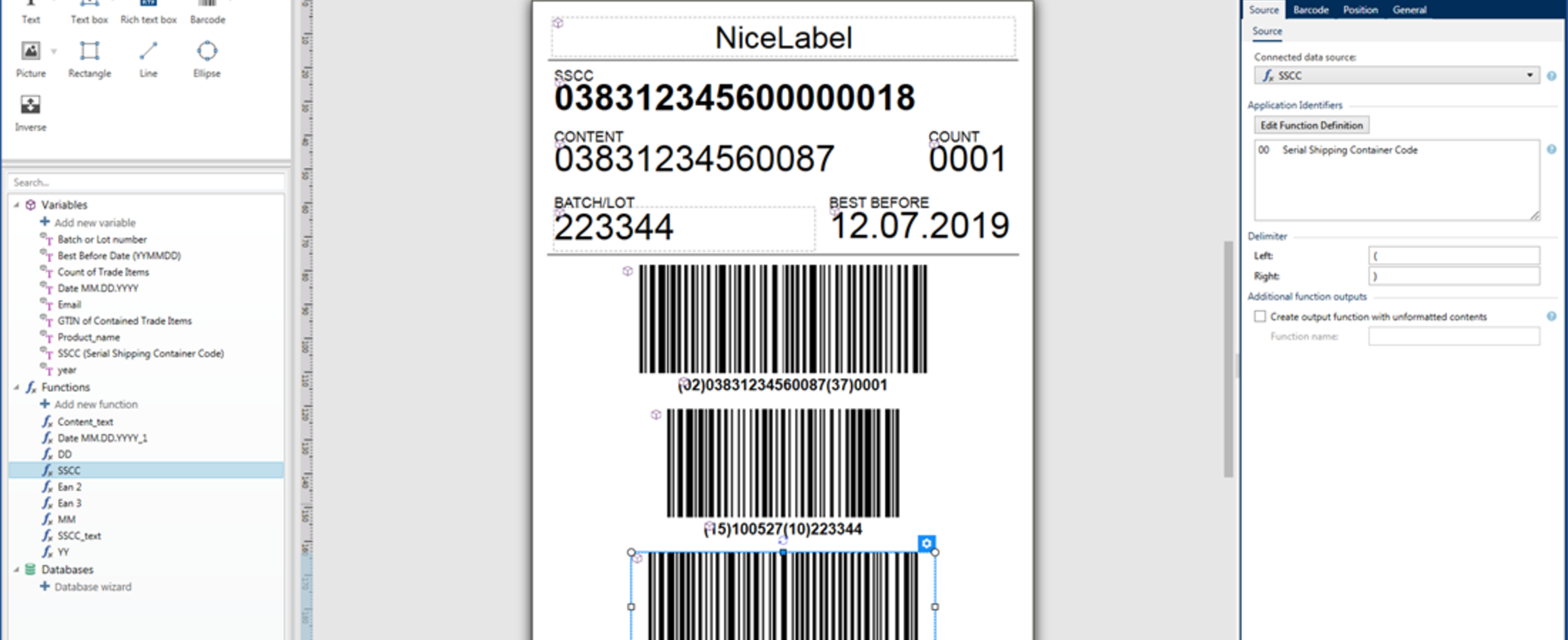 NiceLabel software en REA codeer- en markeersystemen
