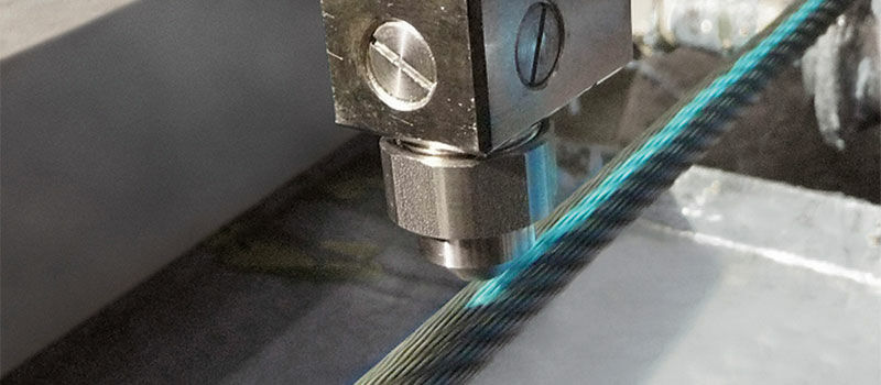 Reliable marking for pipes, profiles and wire ropes