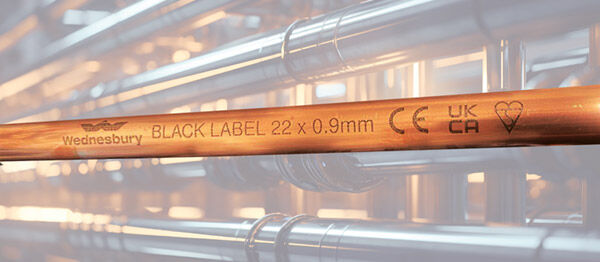 Reliable marking for pipes, profiles and wire ropes