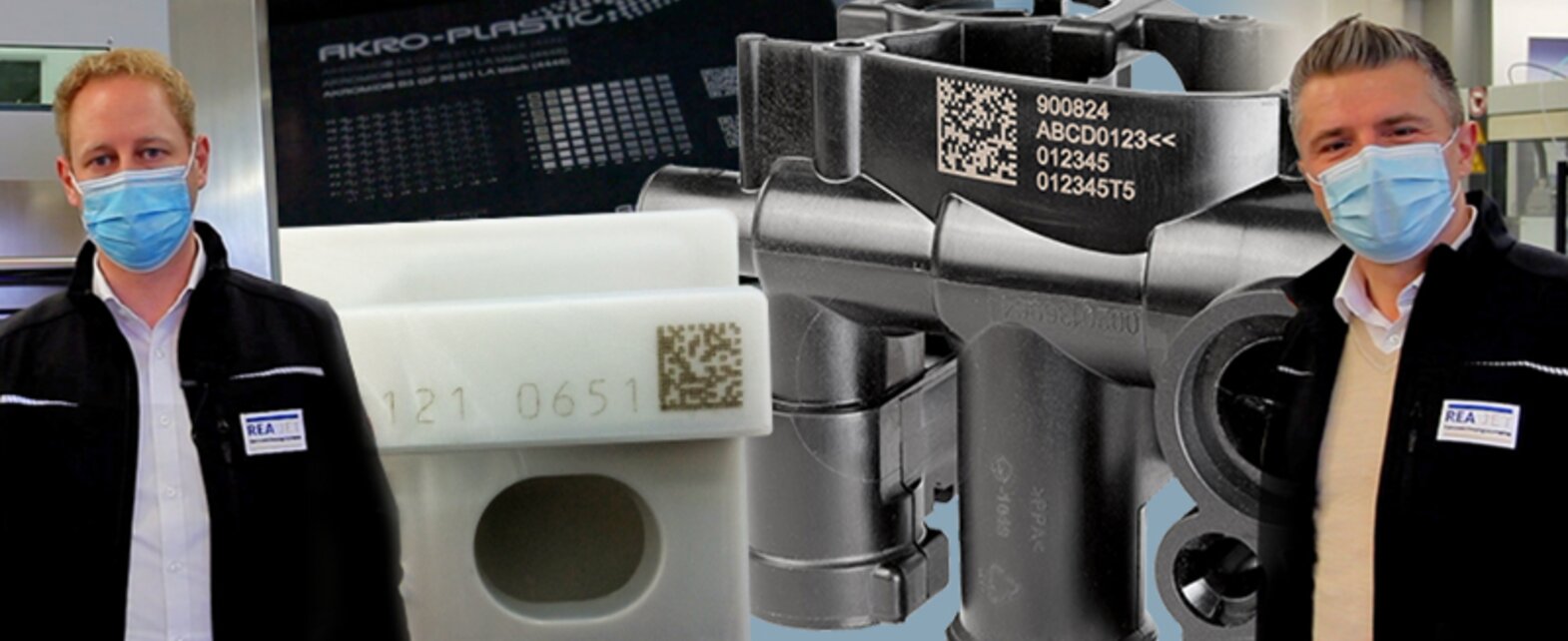 Laser marking on plastics