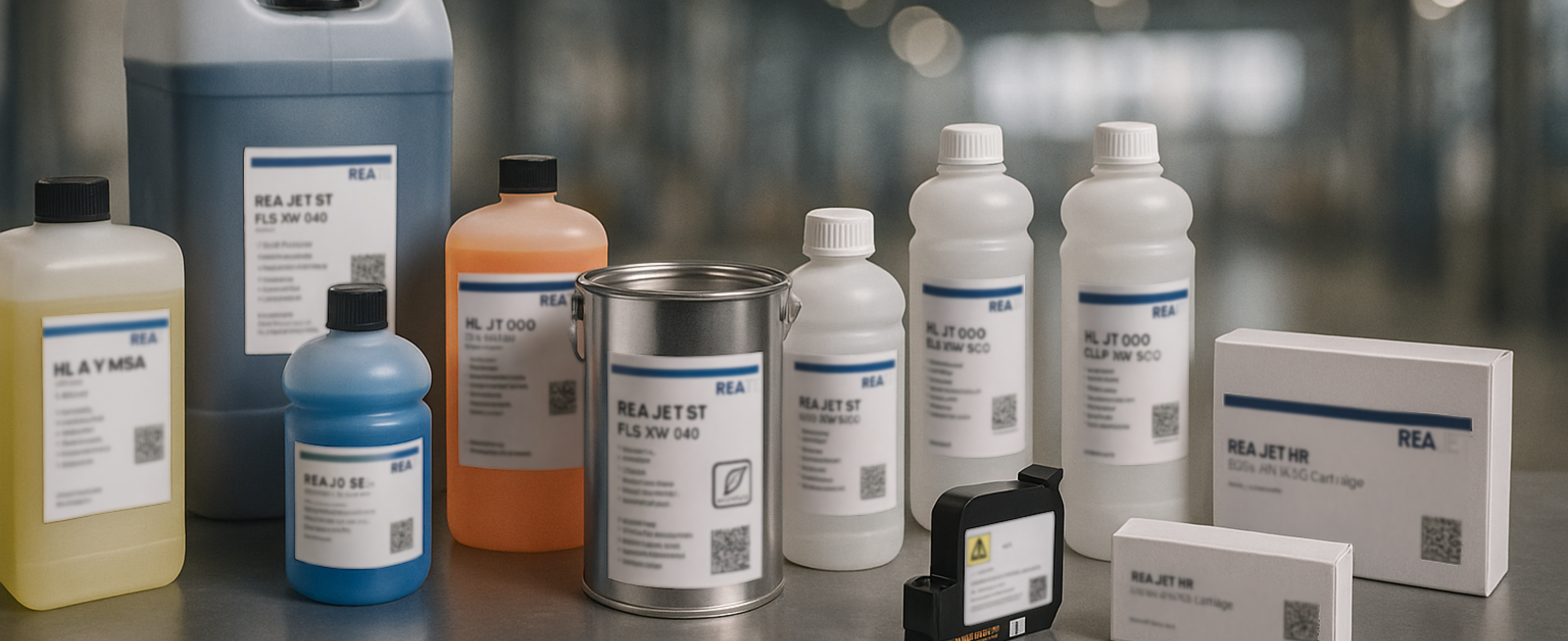 Consumables from REA JET Inks & paints for industry