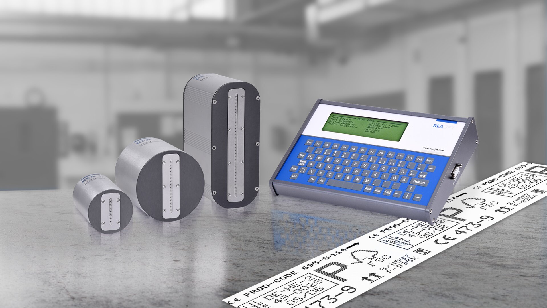 REA JET DOD 1.X - Large Character Inkjet Printer