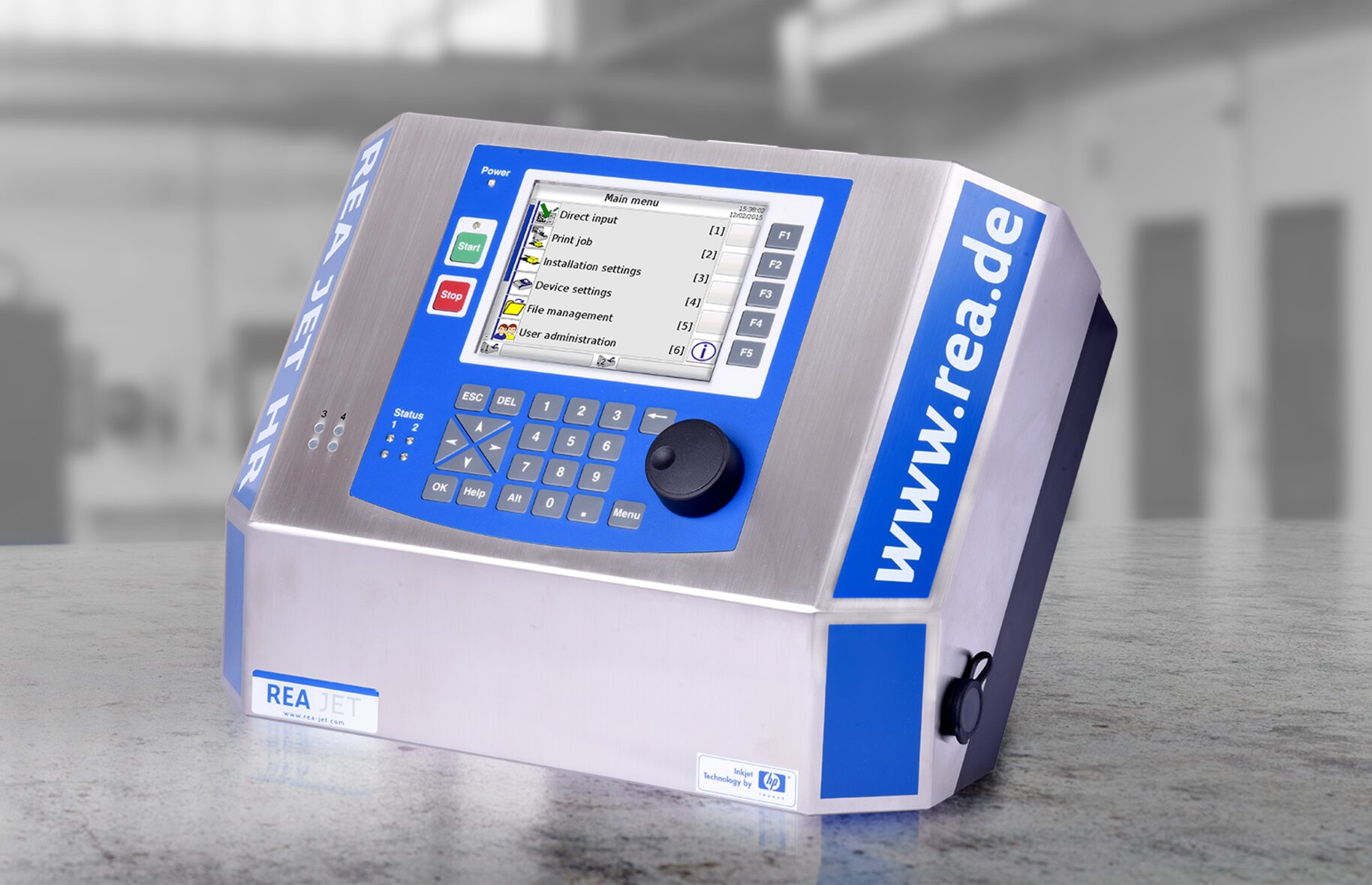 REA JET HR 1.0 - High Resolution Inkjet Printer based on HP cartridges