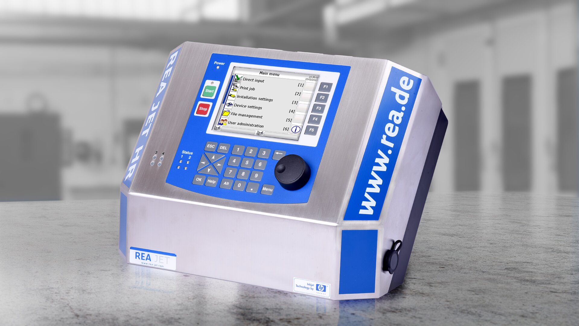 REA JET HR 1.0 - High Resolution Inkjet Printer based on HP cartridges