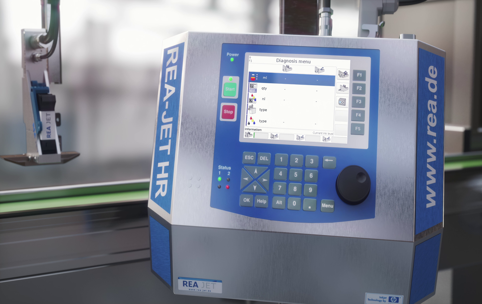 REA JET HR 1.0 - Hochauflösender Tintenstrahldrucker auf HP-Kartuschenbasis