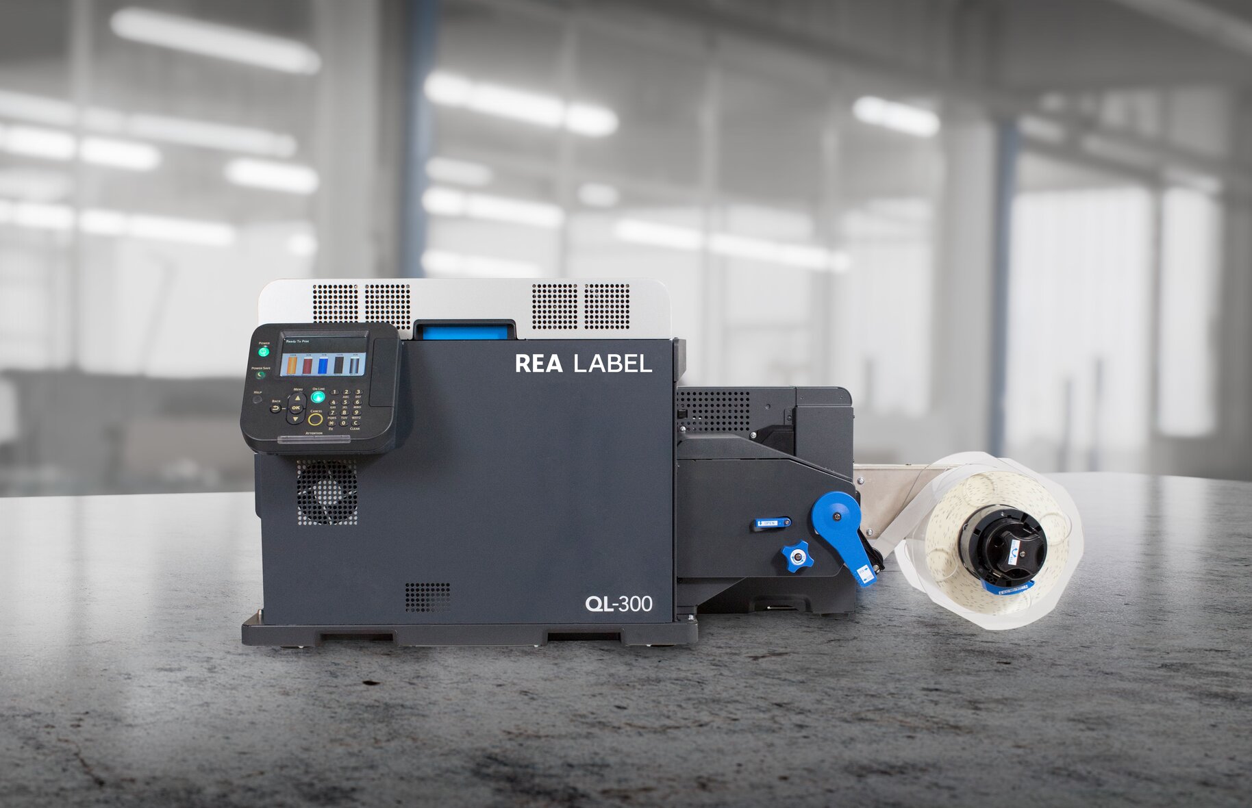 REA LABEL 5-color inkjet printer