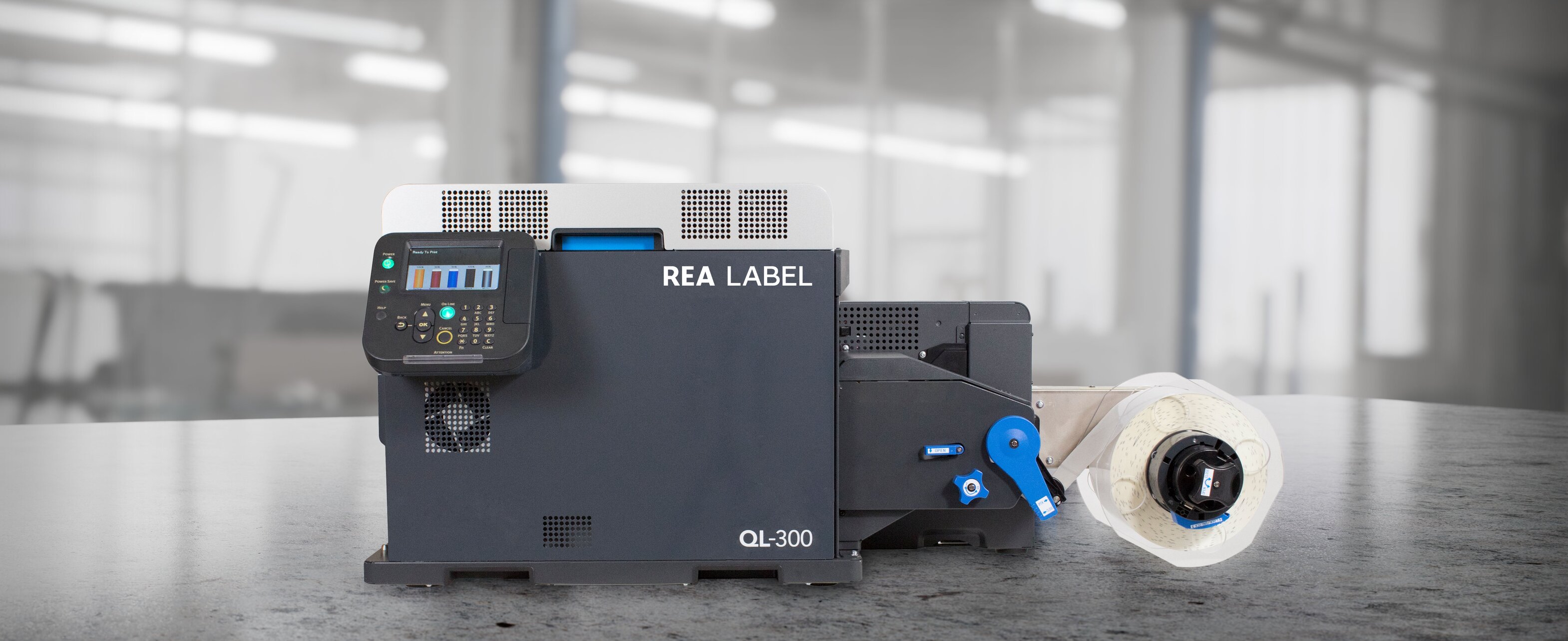 REA LABEL 5-color inkjet printer