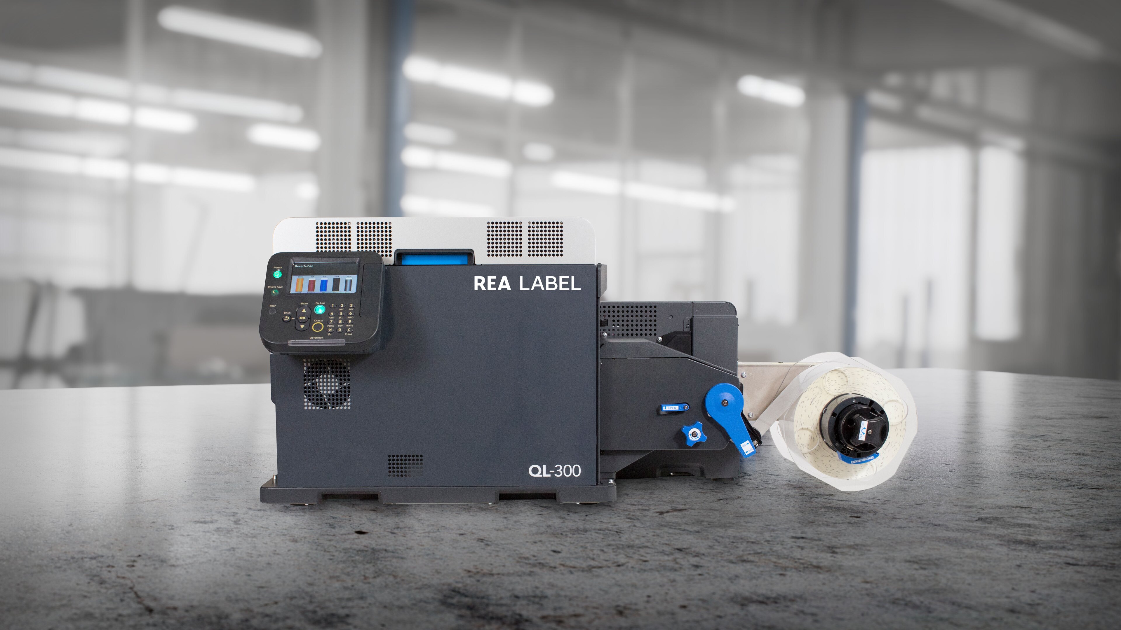 REA LABEL 5-color inkjet printer