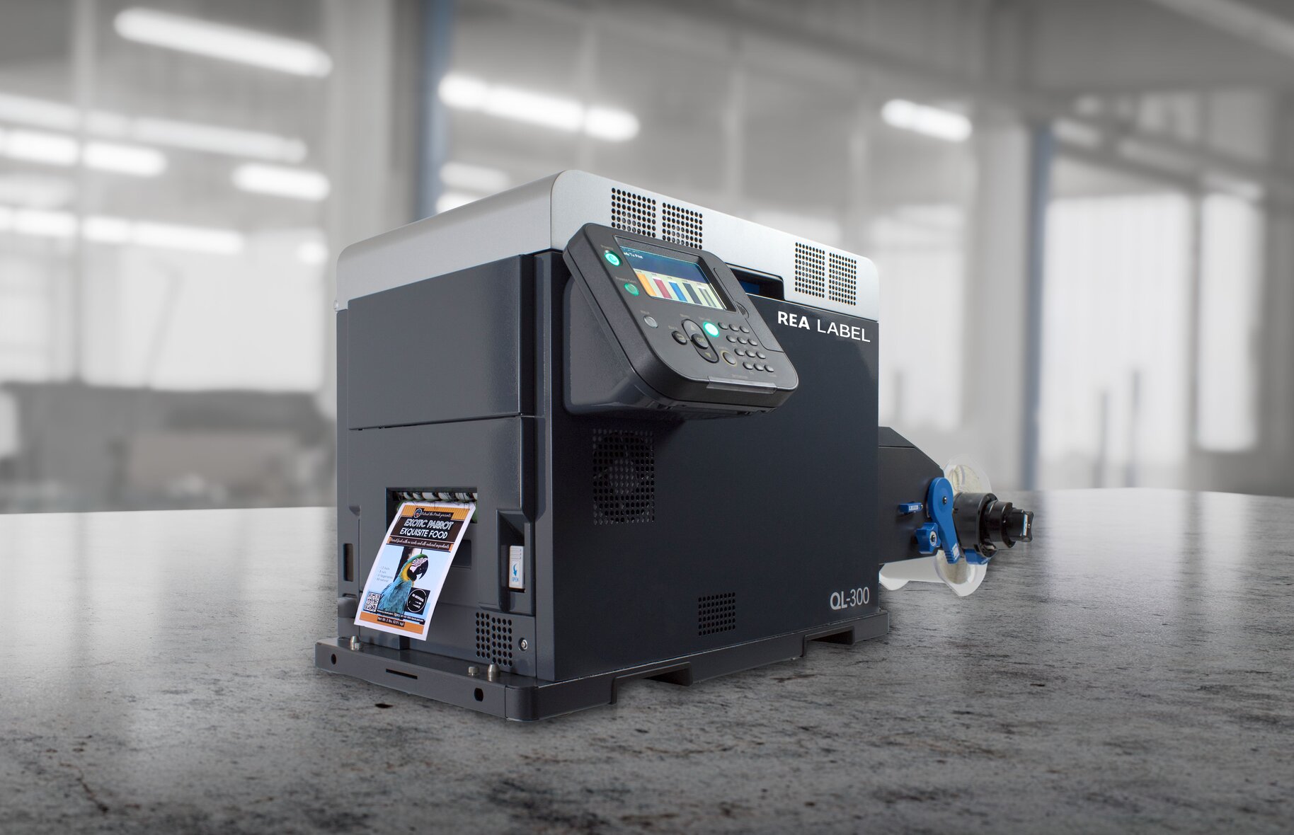 REA LABEL 5-color inkjet printer