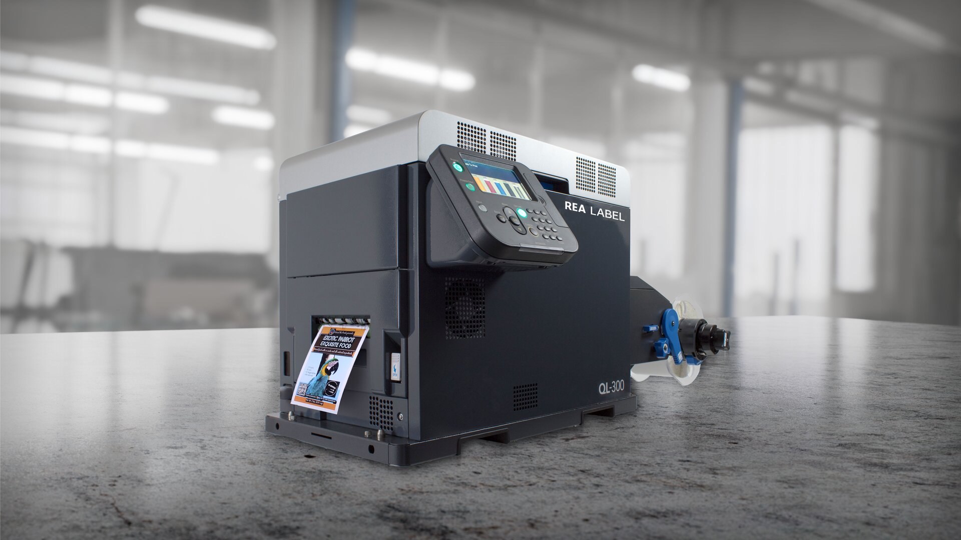 REA LABEL 5-color inkjet printer