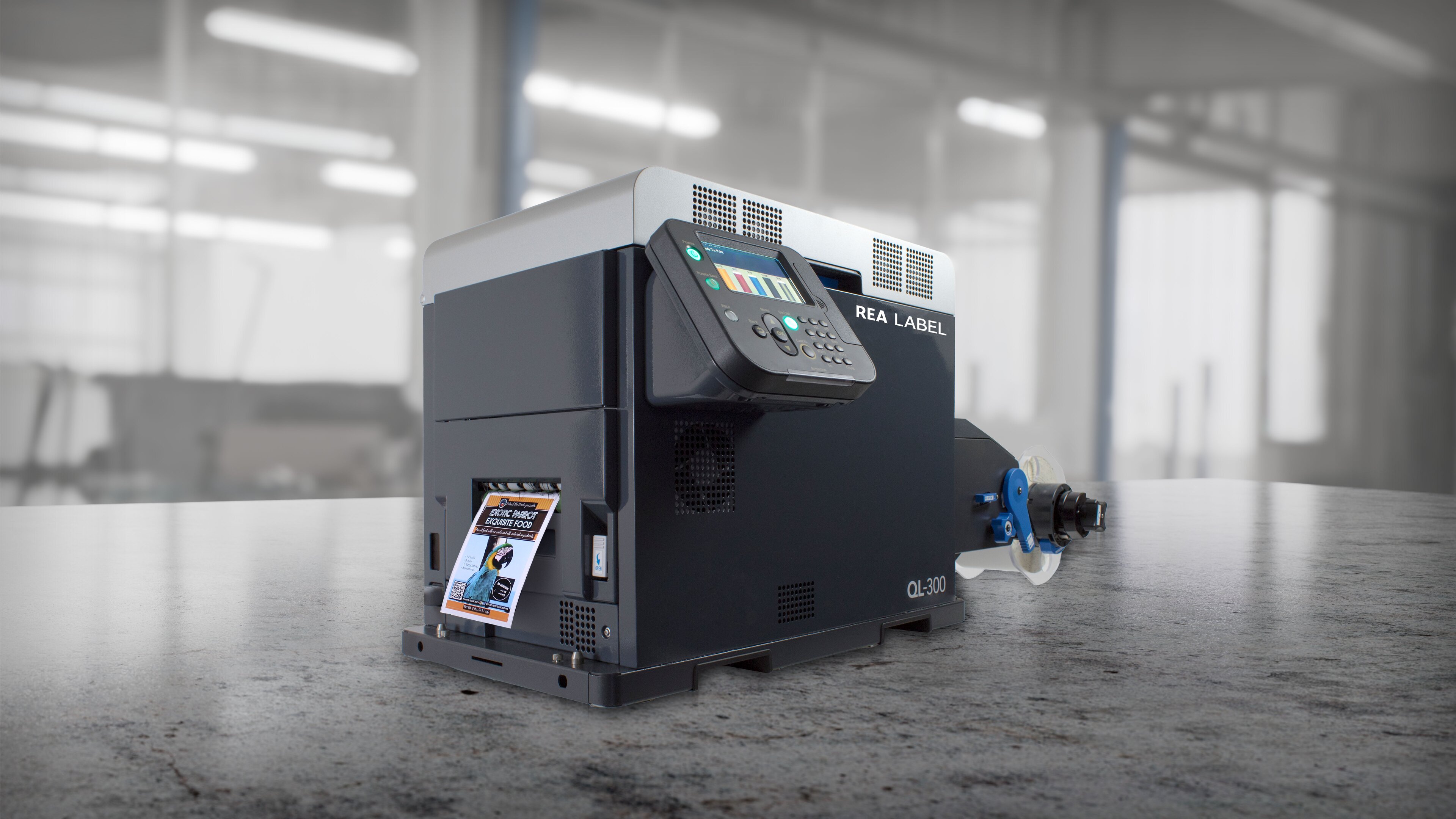 REA LABEL 5-color inkjet printer