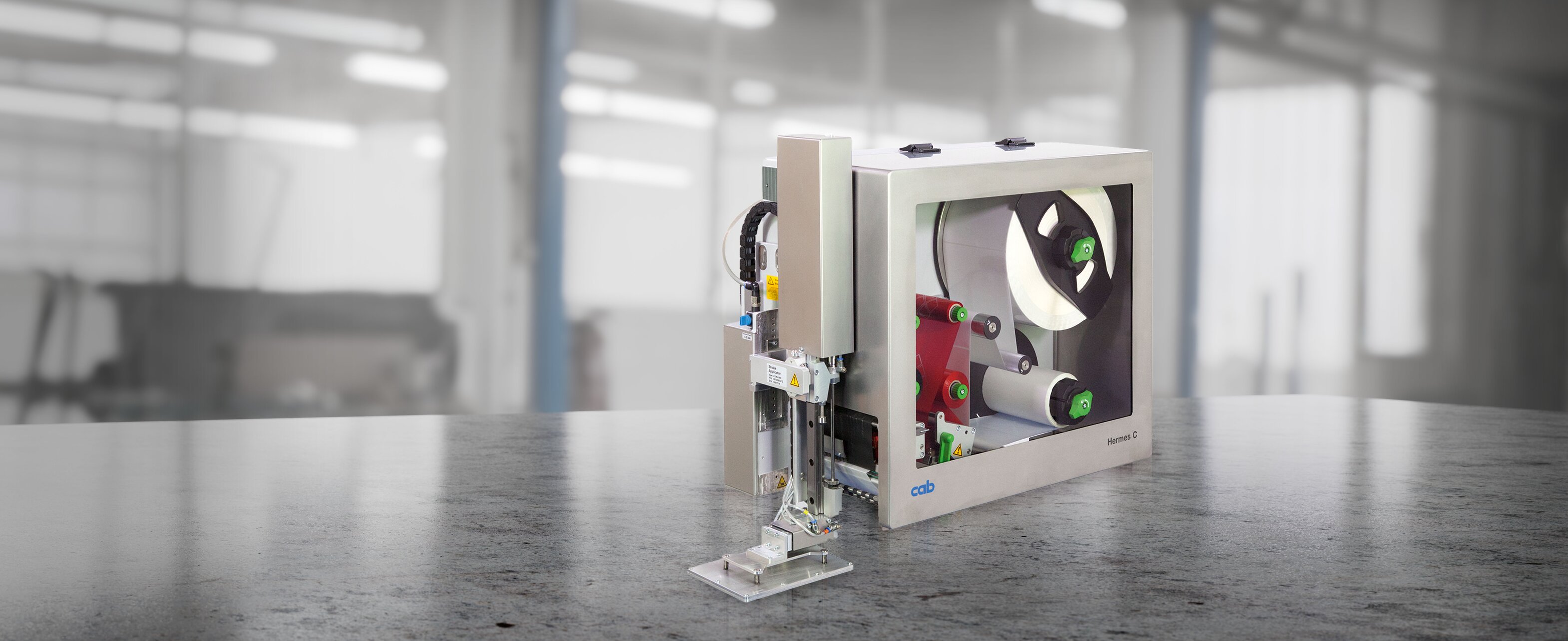 CAB Hermes C | two-color printing and labeling system