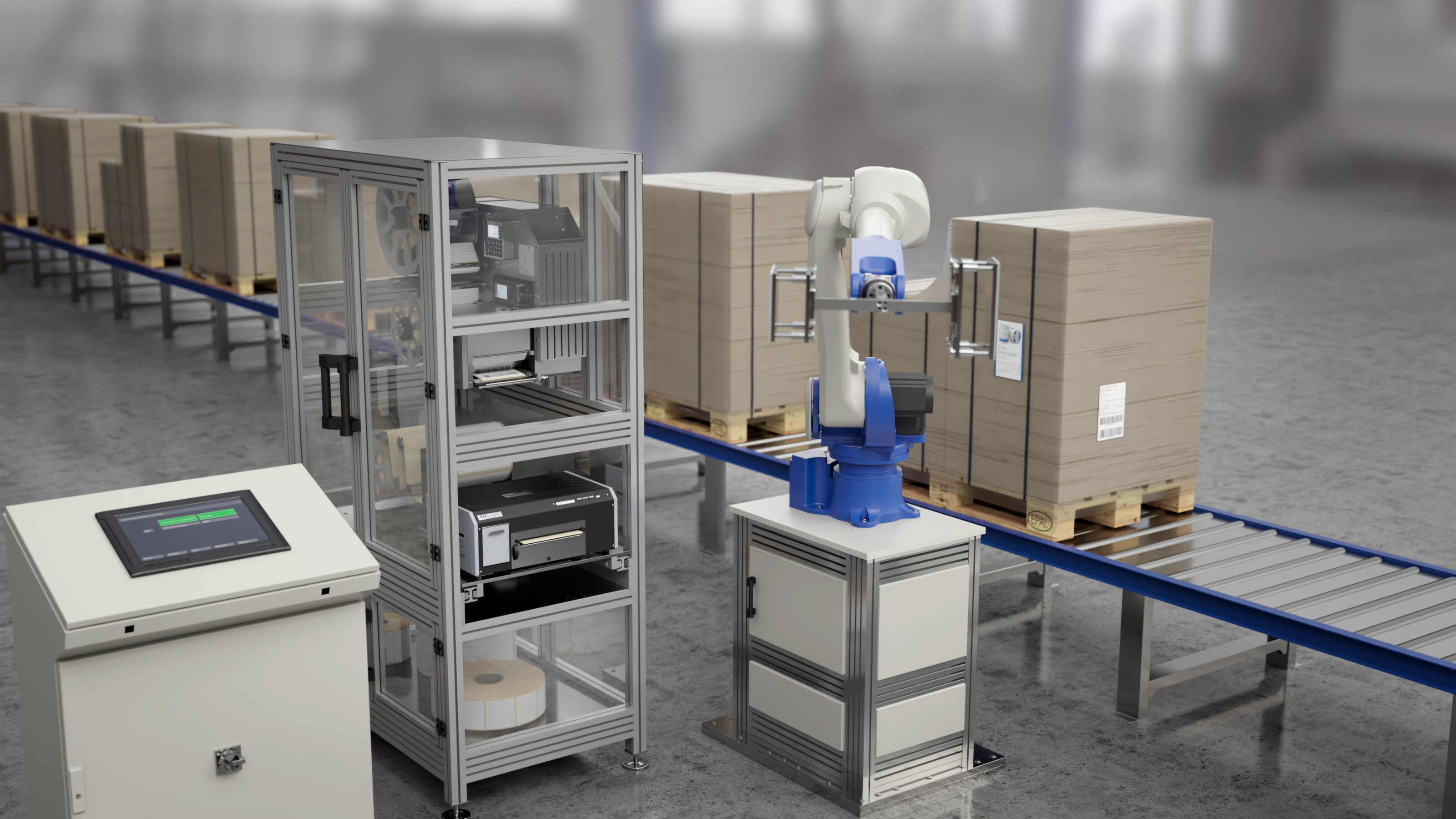 REA LABEL Robotic Labeler