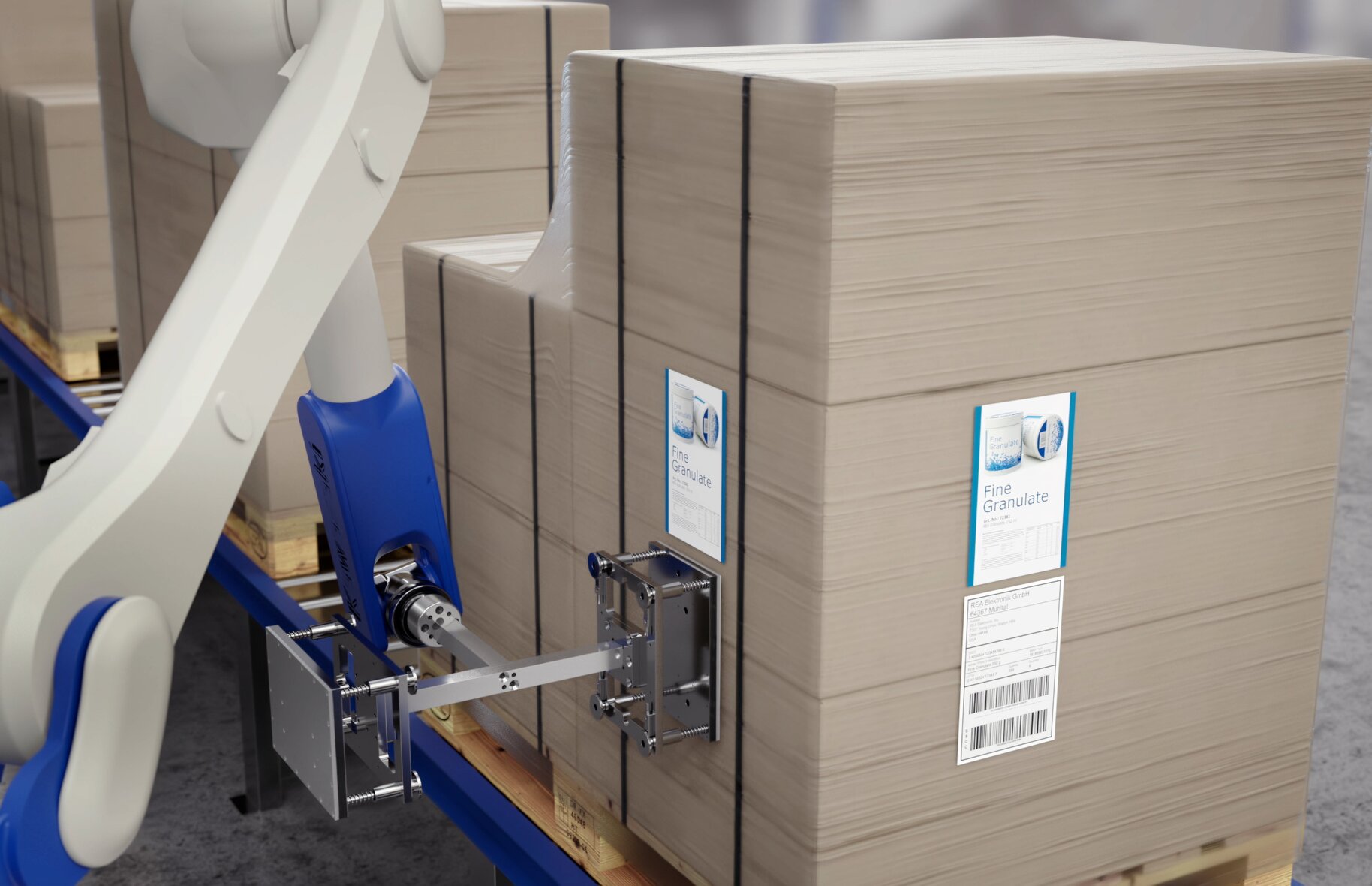 REA LABEL Robotic Labeler