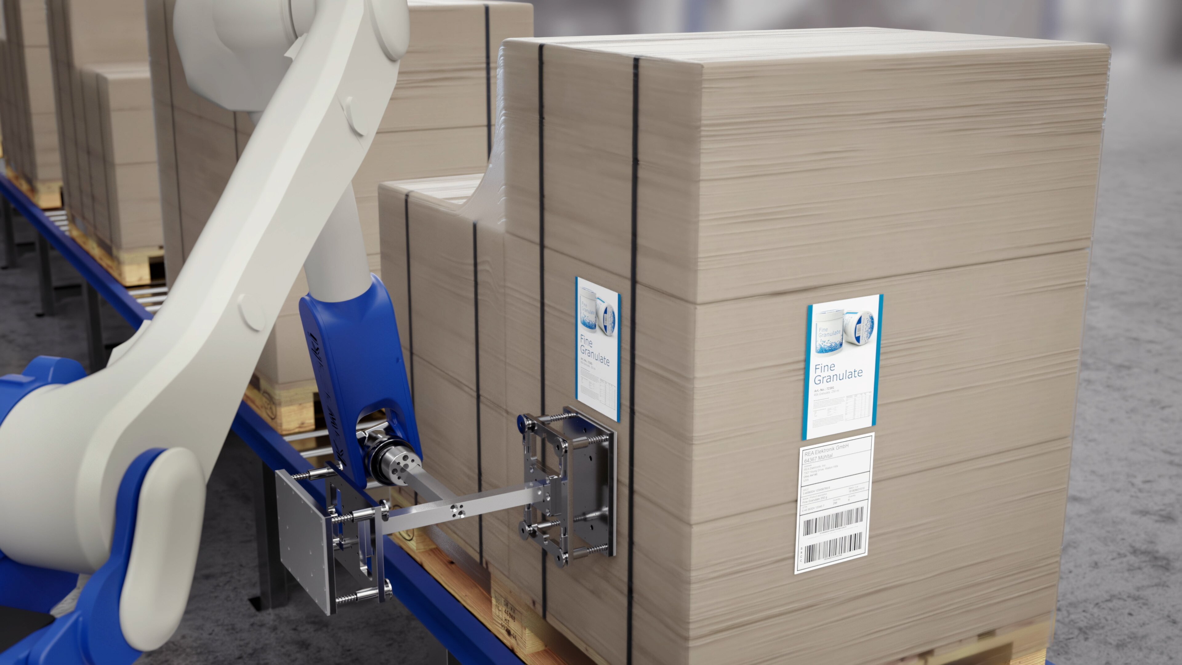 REA LABEL Robotic Labeler