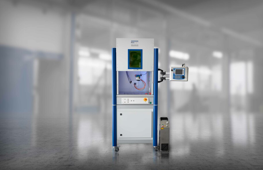 REA LASER Marking Station with autofocus function