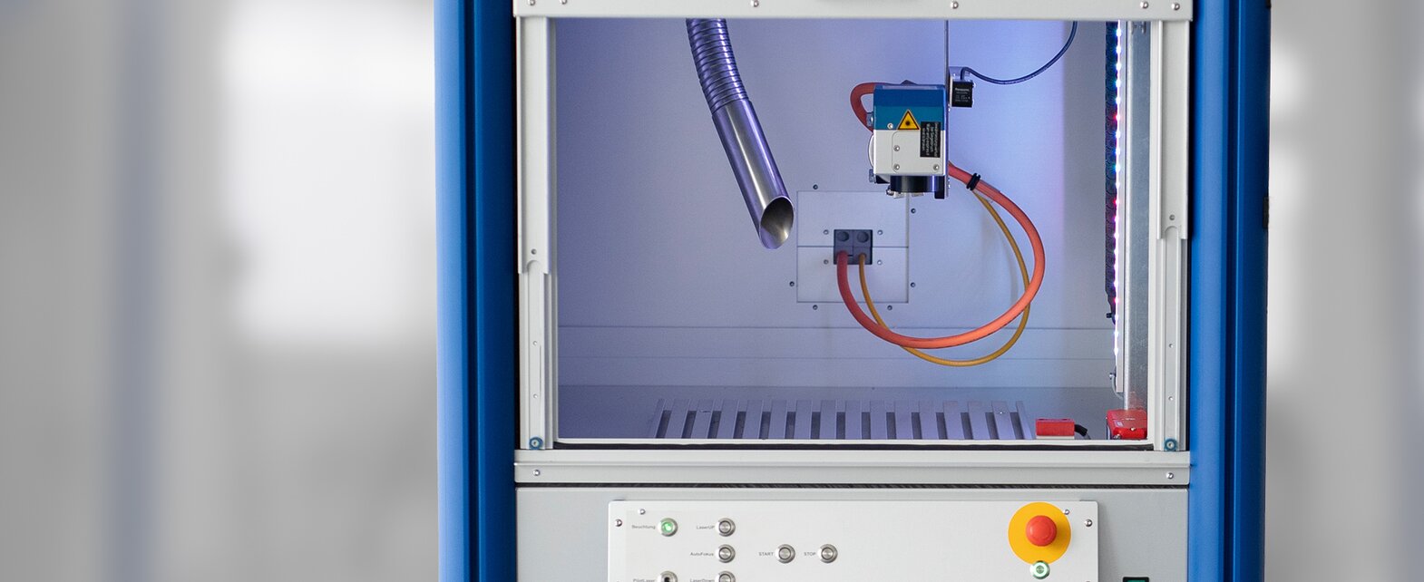 Stazione di marcatura LASER REA con funzione autofocus