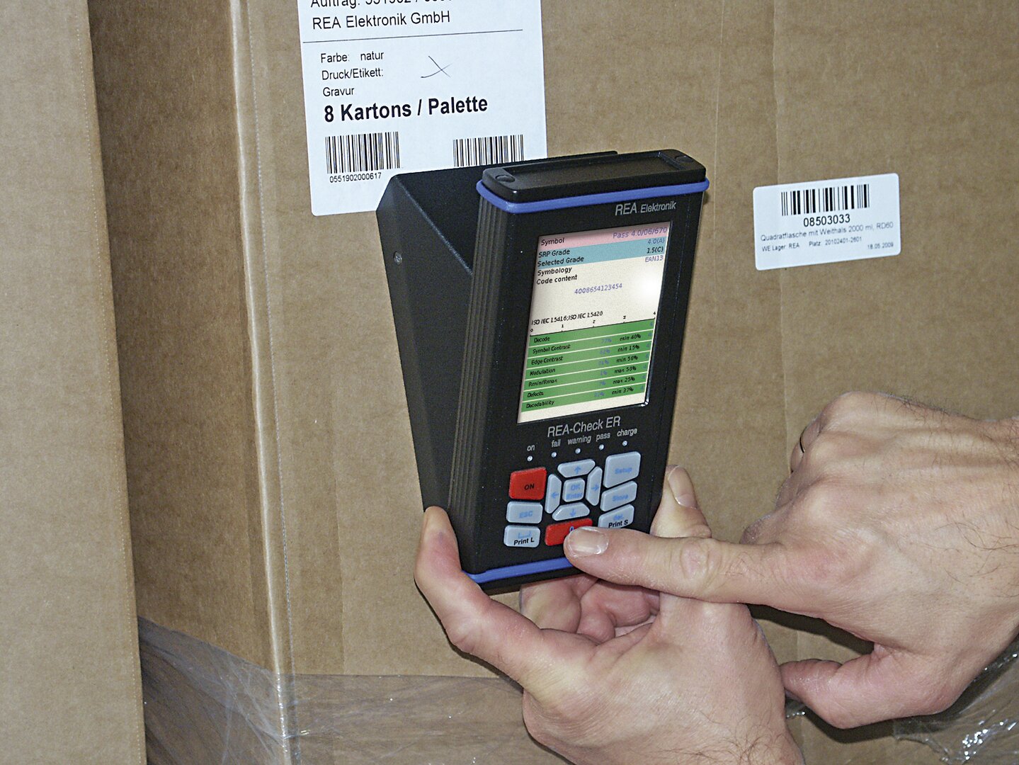 REA Check ER - 1D barcode verification system